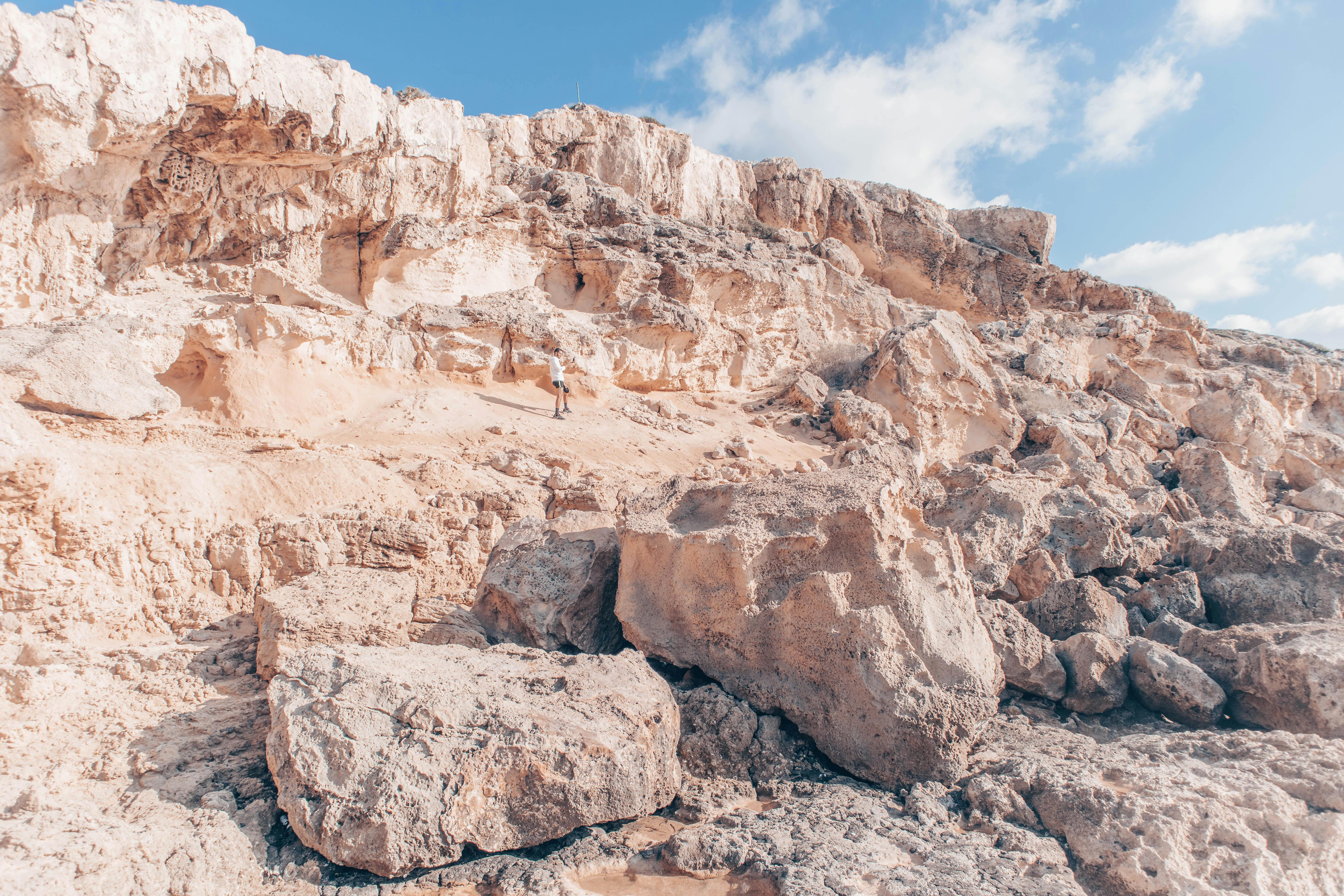 View of Rocks in a Desert · Free Stock Photo