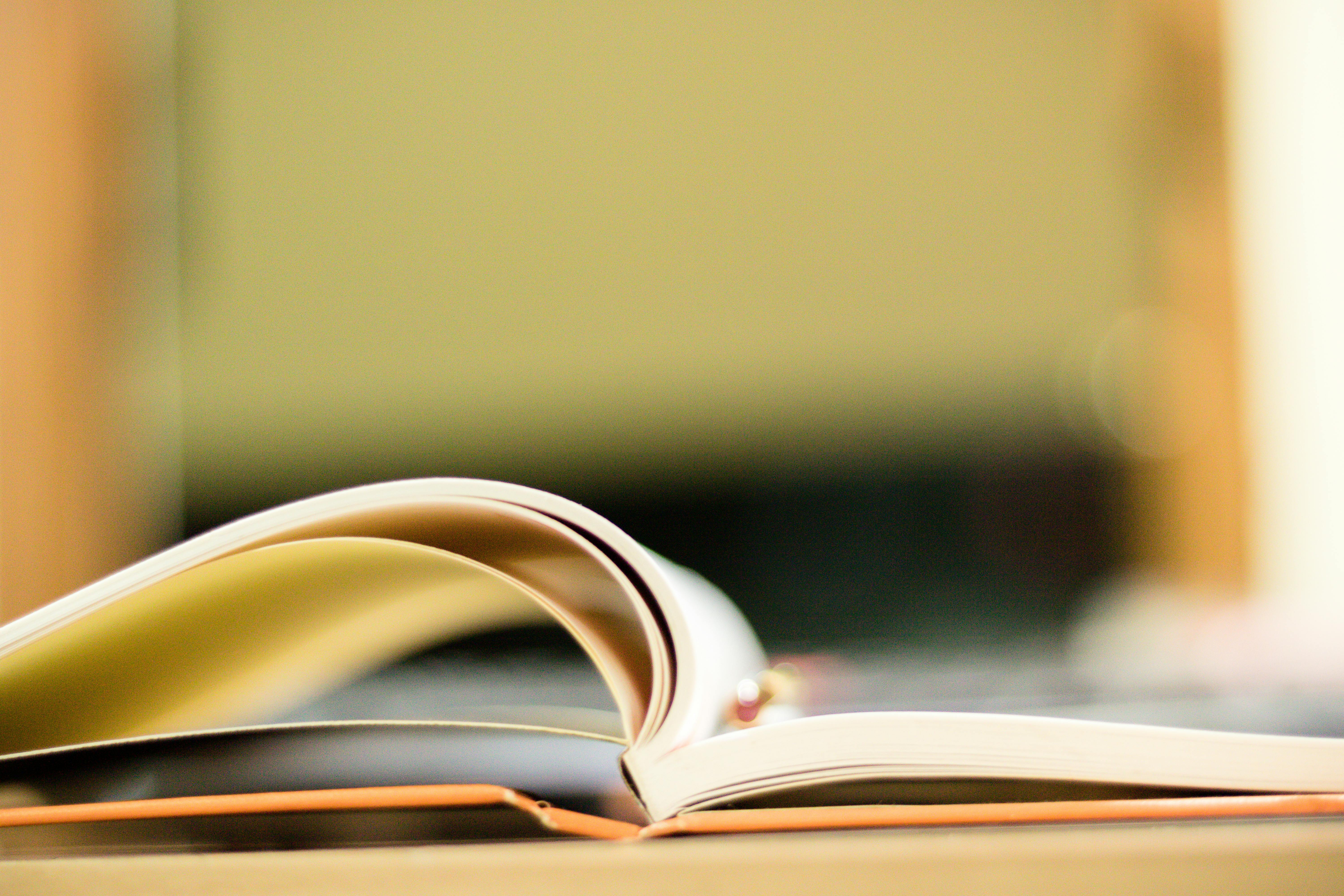 Free stock photo of blur, blurred, book pages