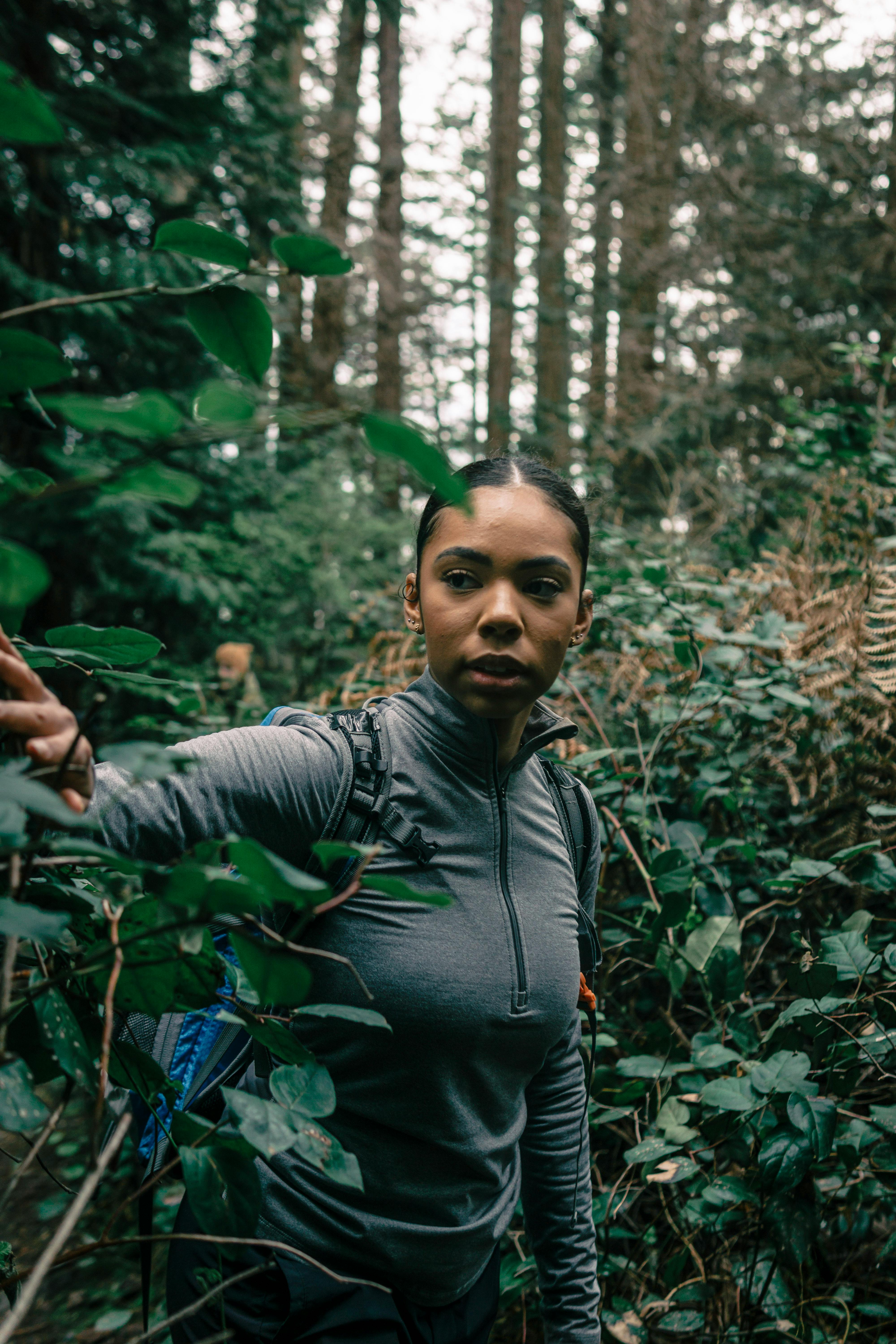 A Woman in Forest · Free Stock Photo