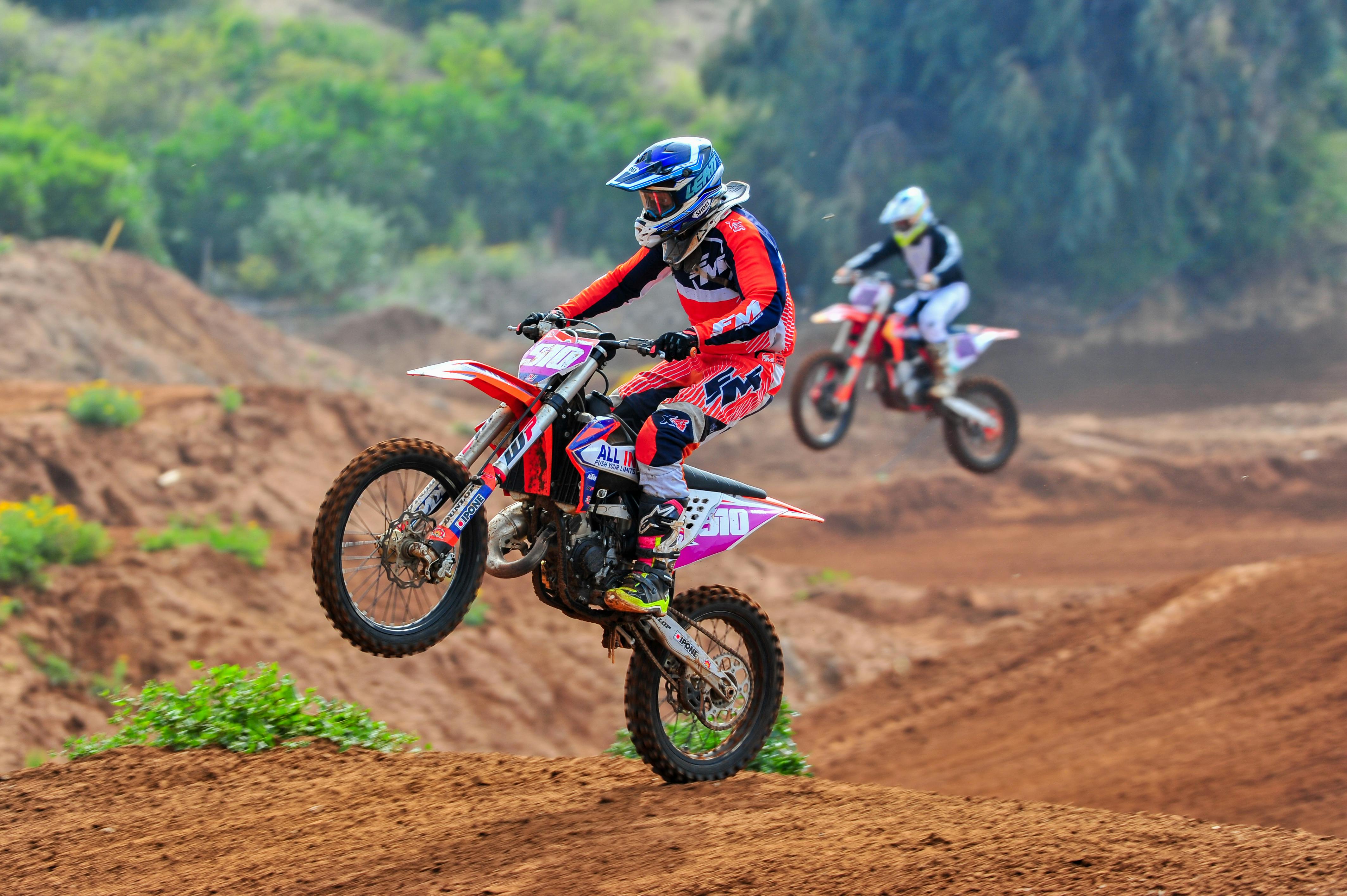 Men Riding Dirt Bikes · Free Stock Photo