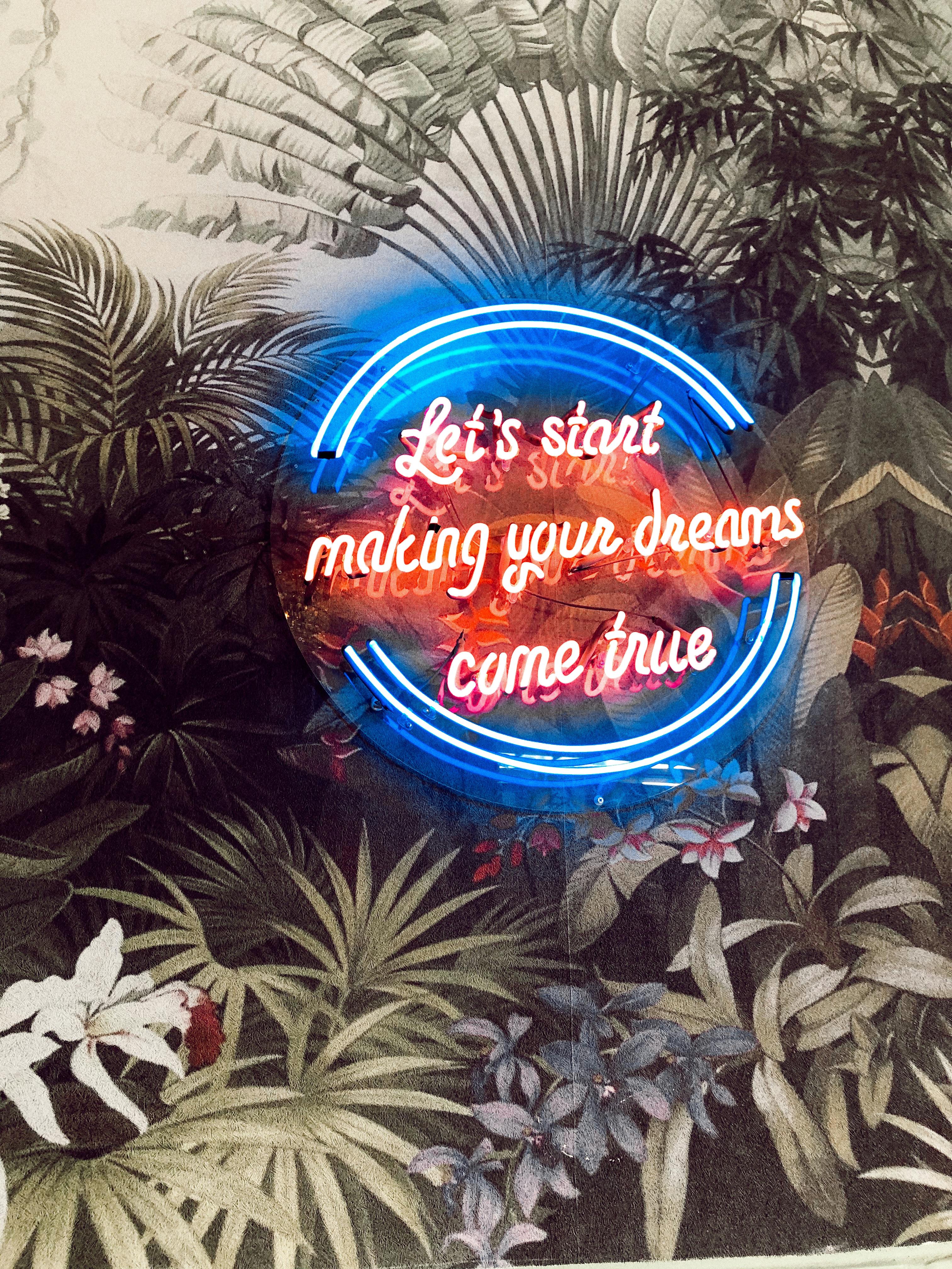Motivational Neon Slogan · Free Stock Photo