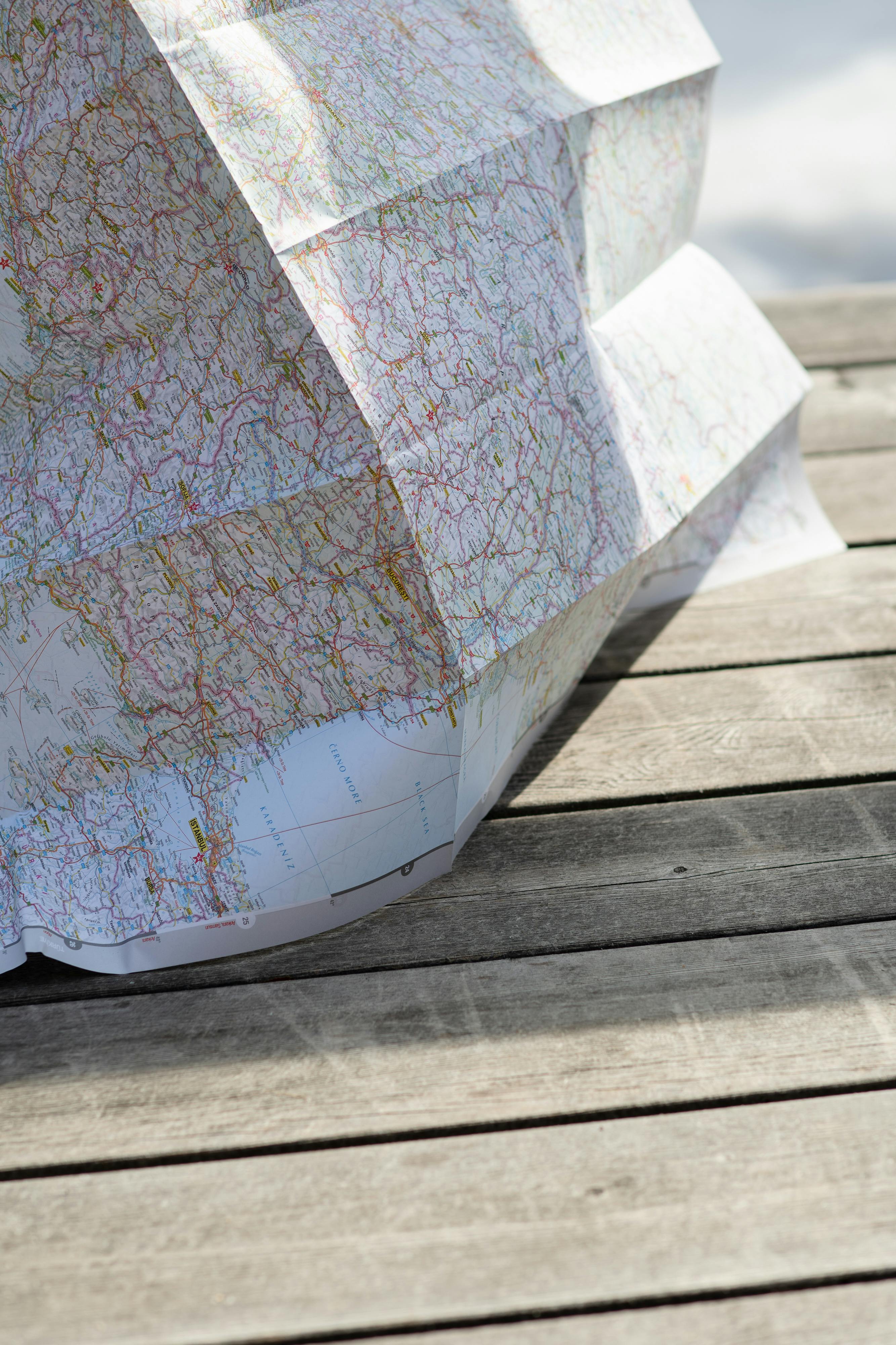 Pins on Map · Free Stock Photo