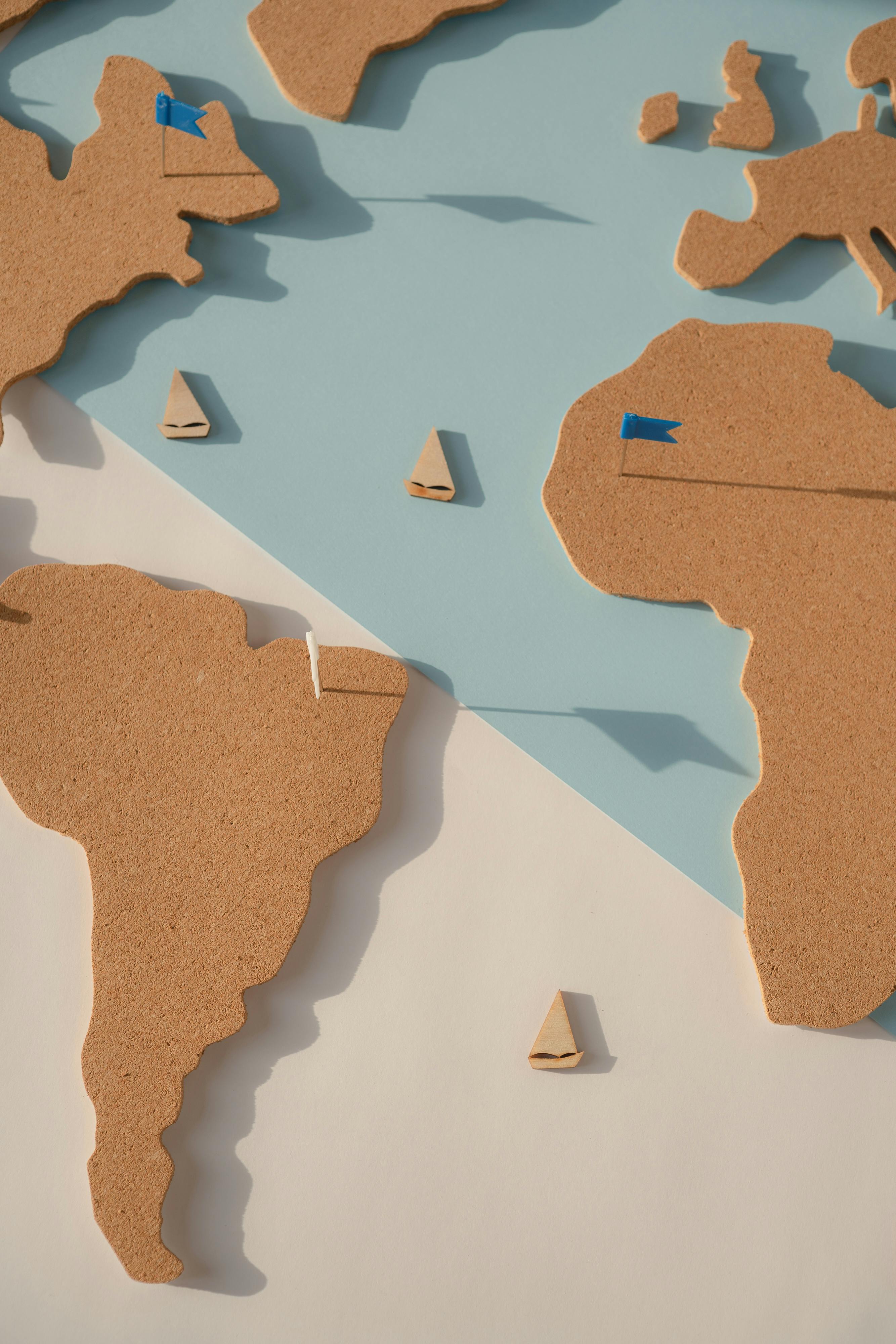 Cork World Map · Free Stock Photo