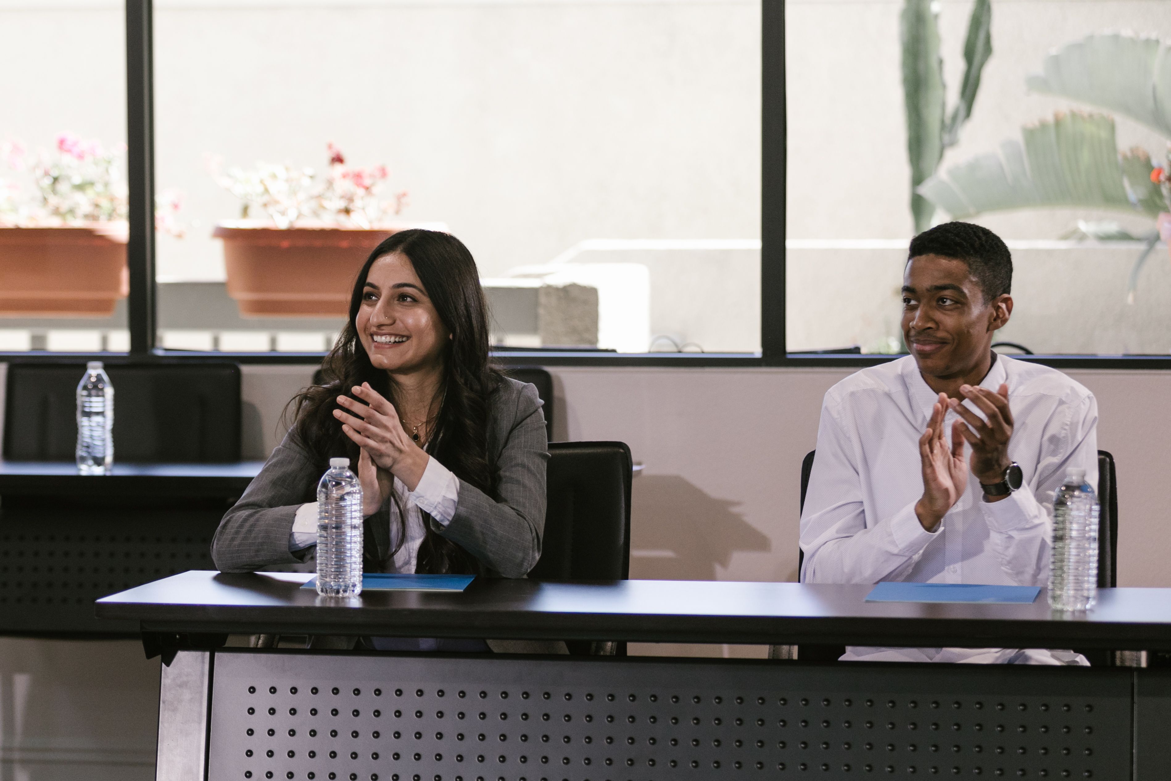 Man and Woman Clapping their Hands · Free Stock Photo
