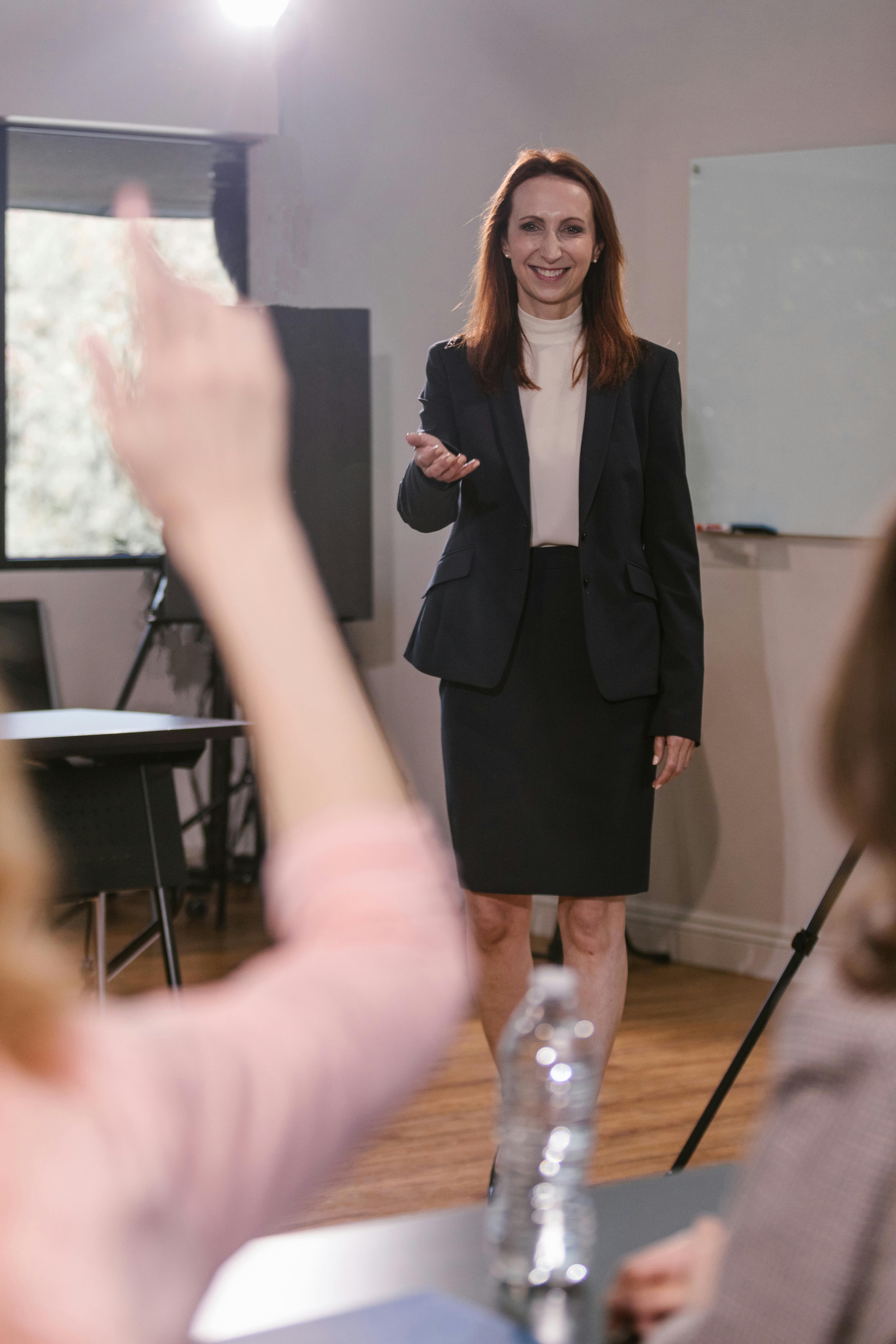 Female Professional in Black Blazer · Free Stock Photo
