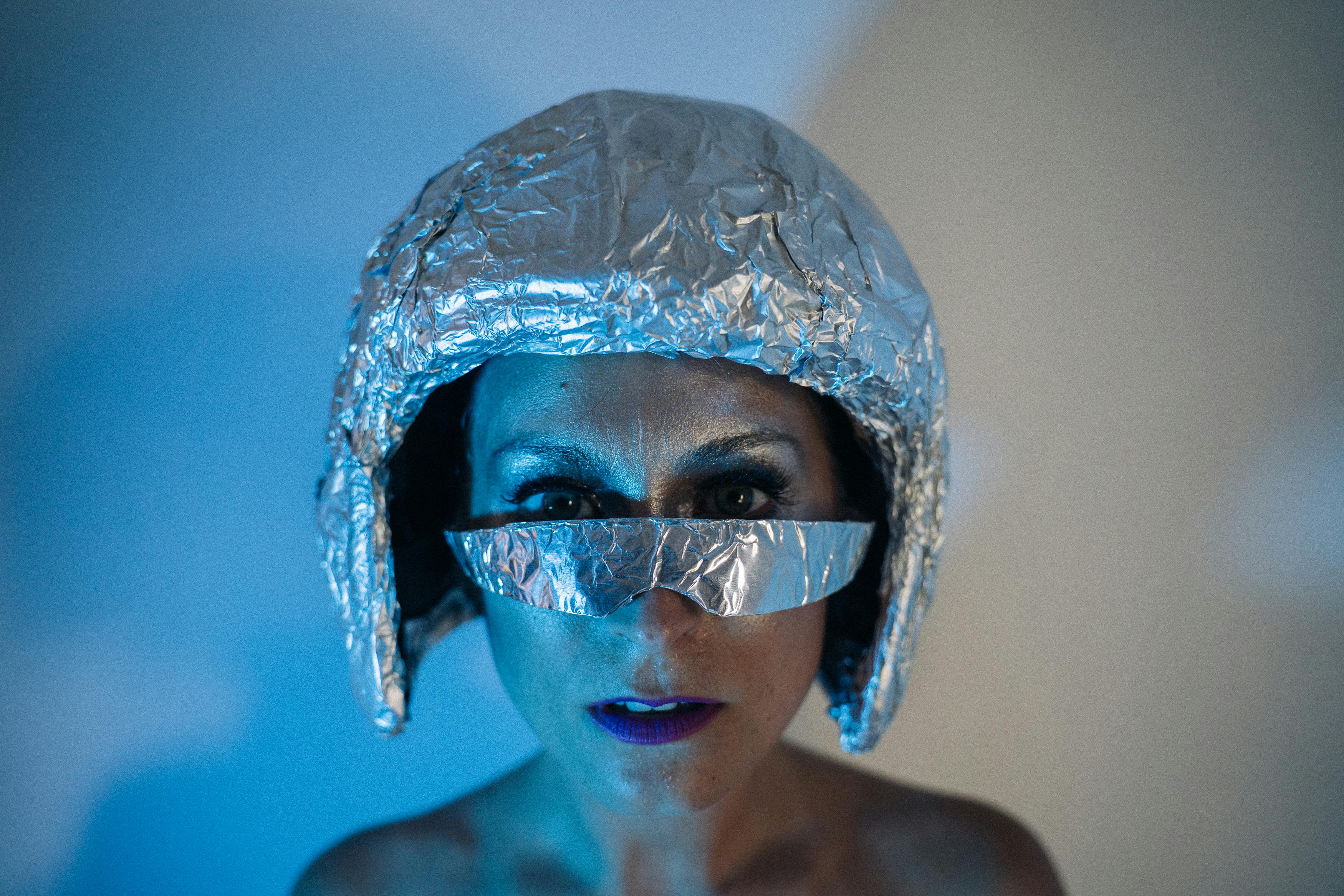 Woman Wearing a Bodysuit with Wires on Body · Free Stock Photo