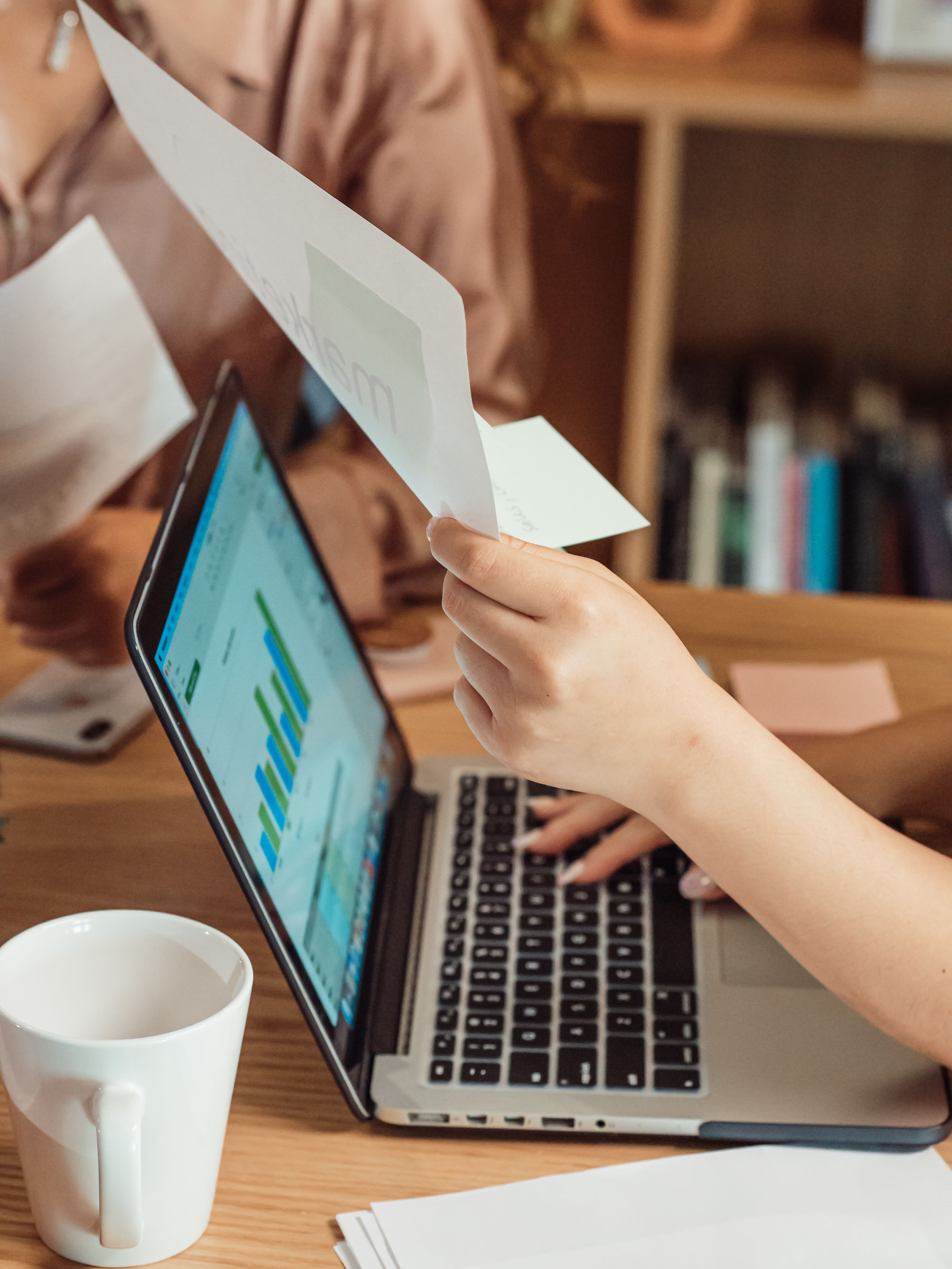 Person Typing on a Macbook Laptop · Free Stock Photo
