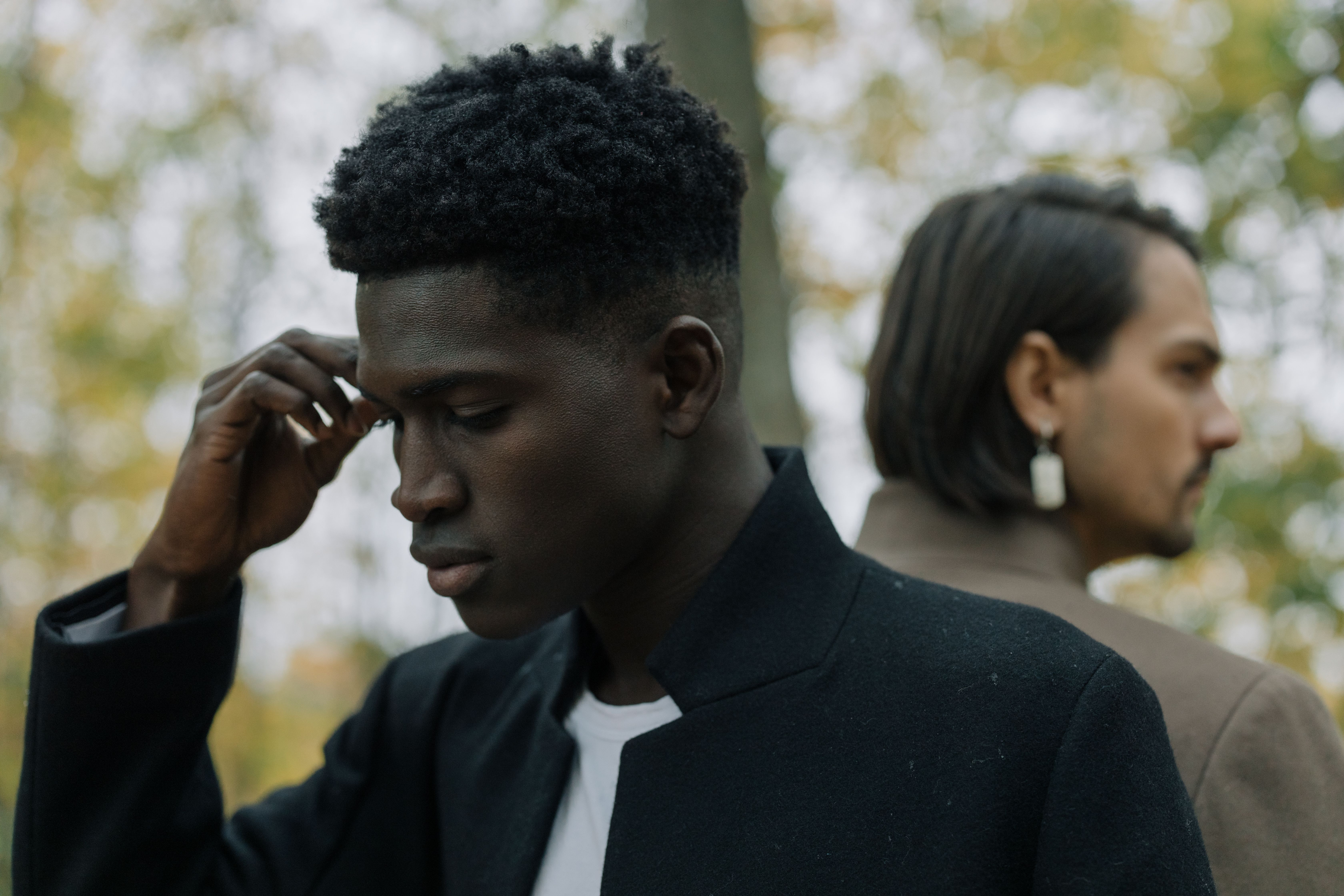 Close-Up Shot of a Man in Black Blazer · Free Stock Photo