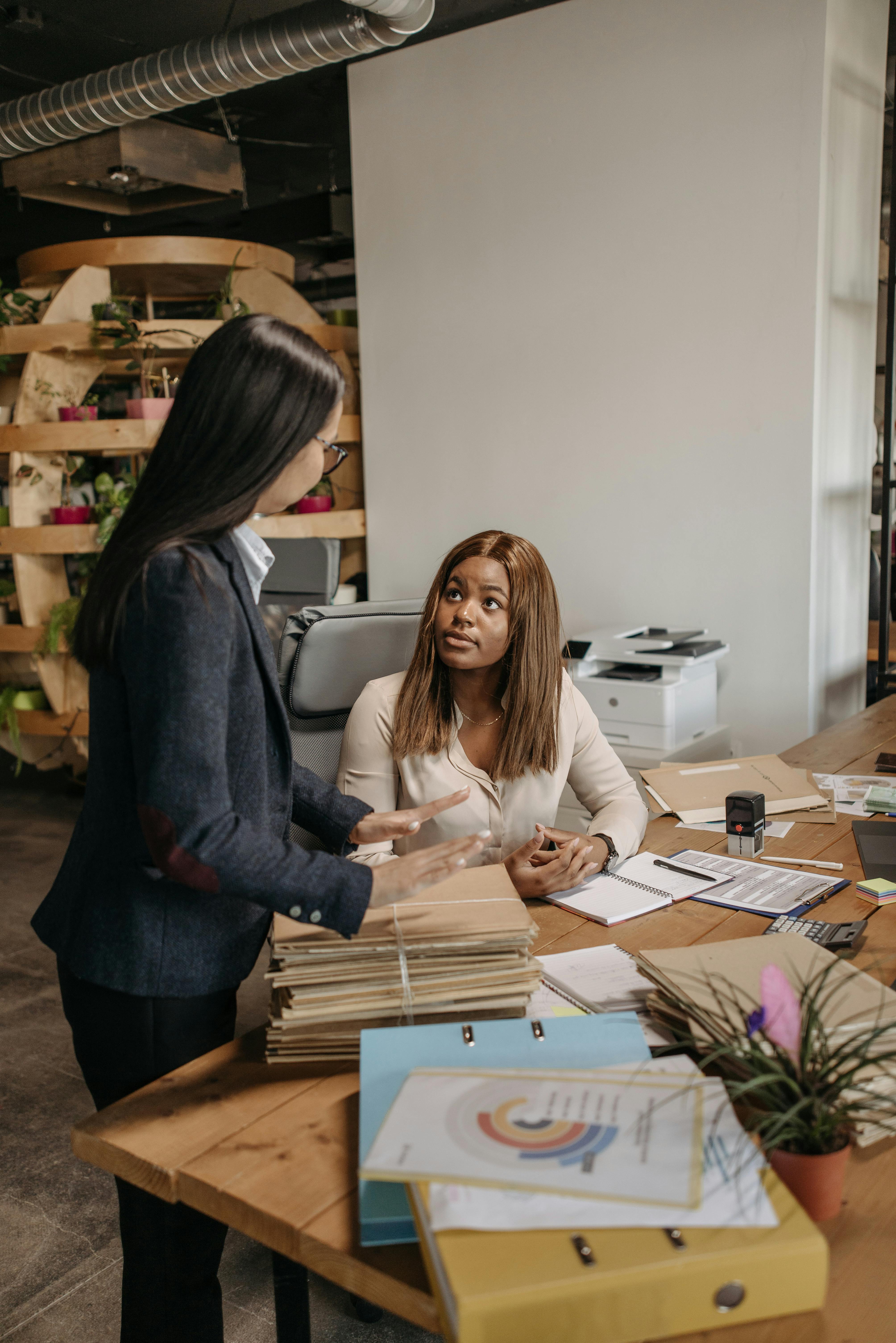 Women Working Inside an Office · Free Stock Photo