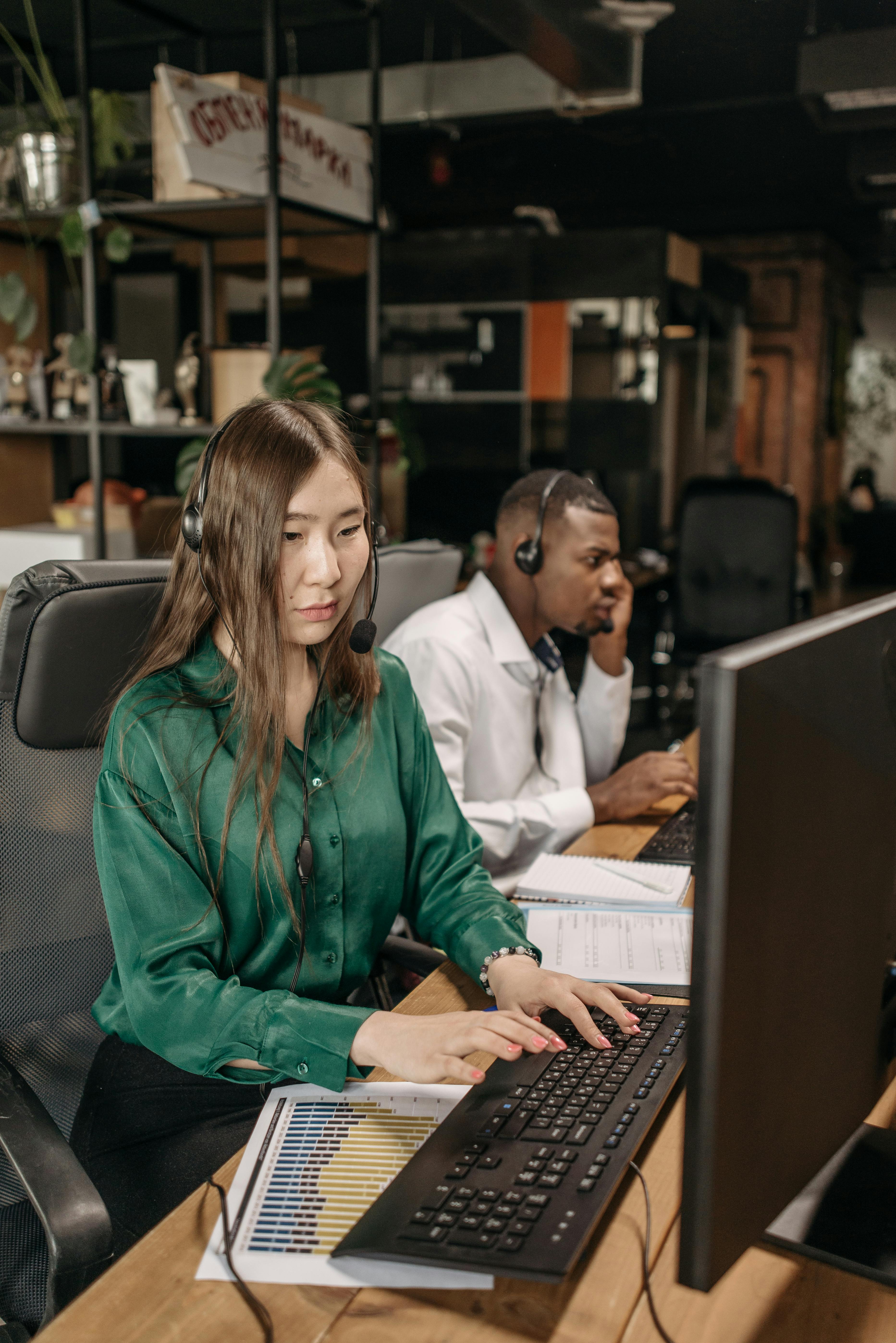 People Working in front of their Computer Desks · Free Stock Photo