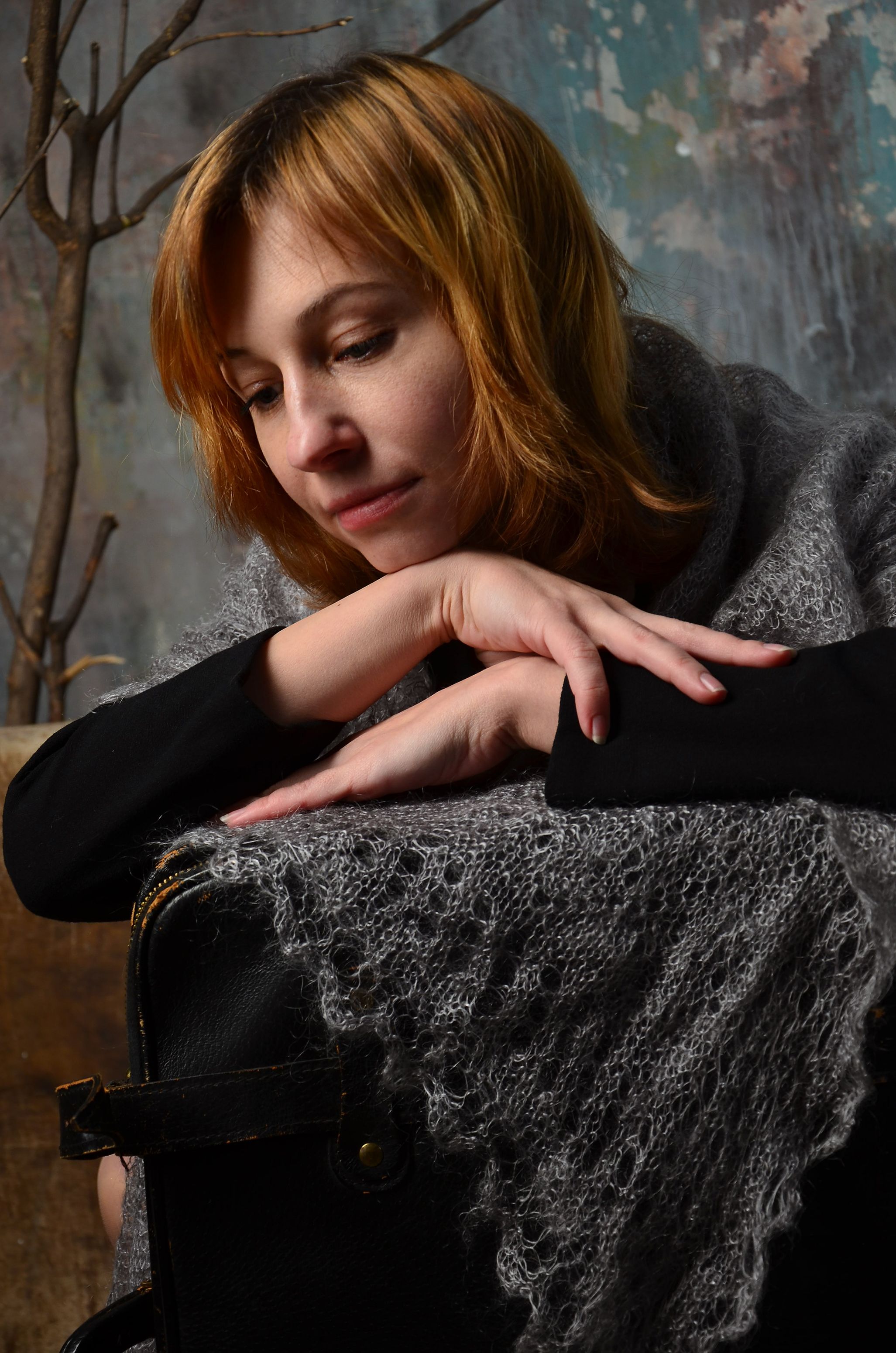 Woman in Shawl · Free Stock Photo