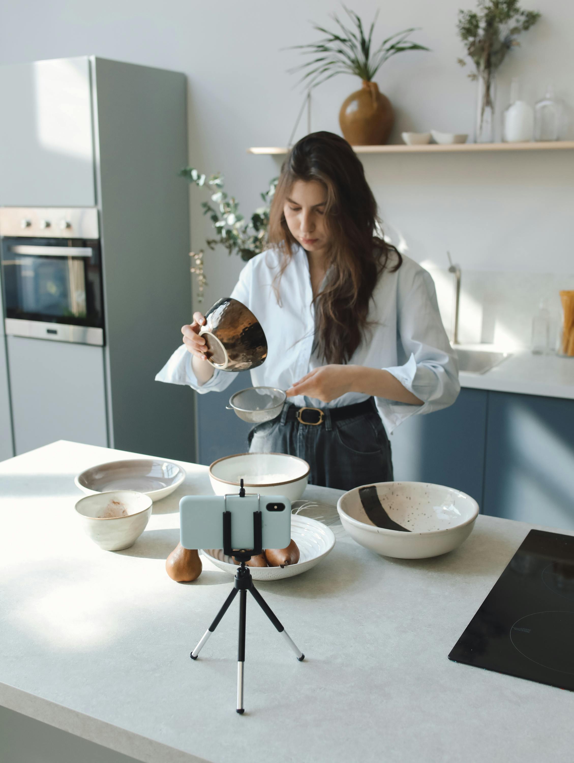 A Woman Doing Cooking · Free Stock Photo