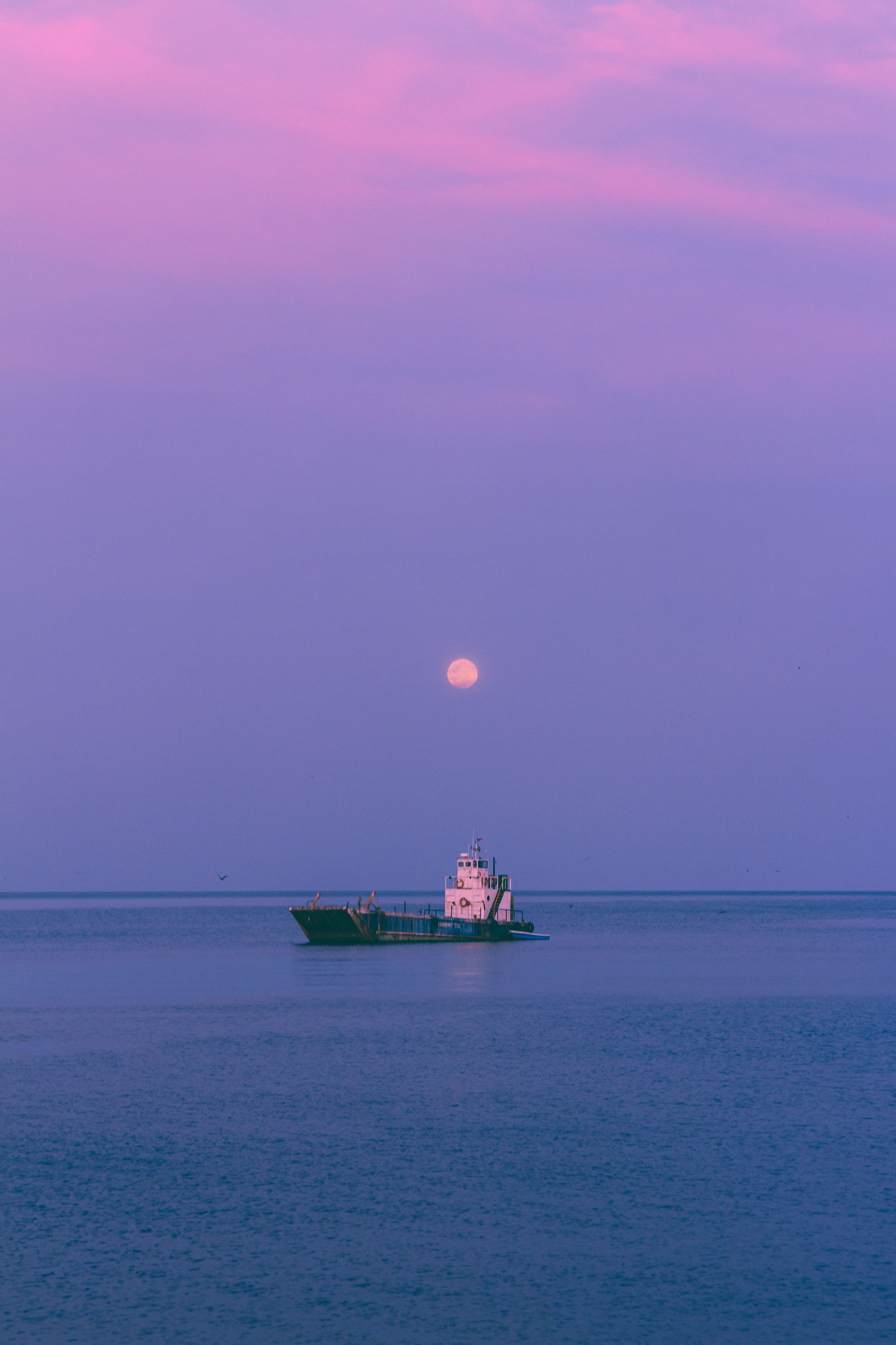 Boat on Sea during Night Time · Free Stock Photo