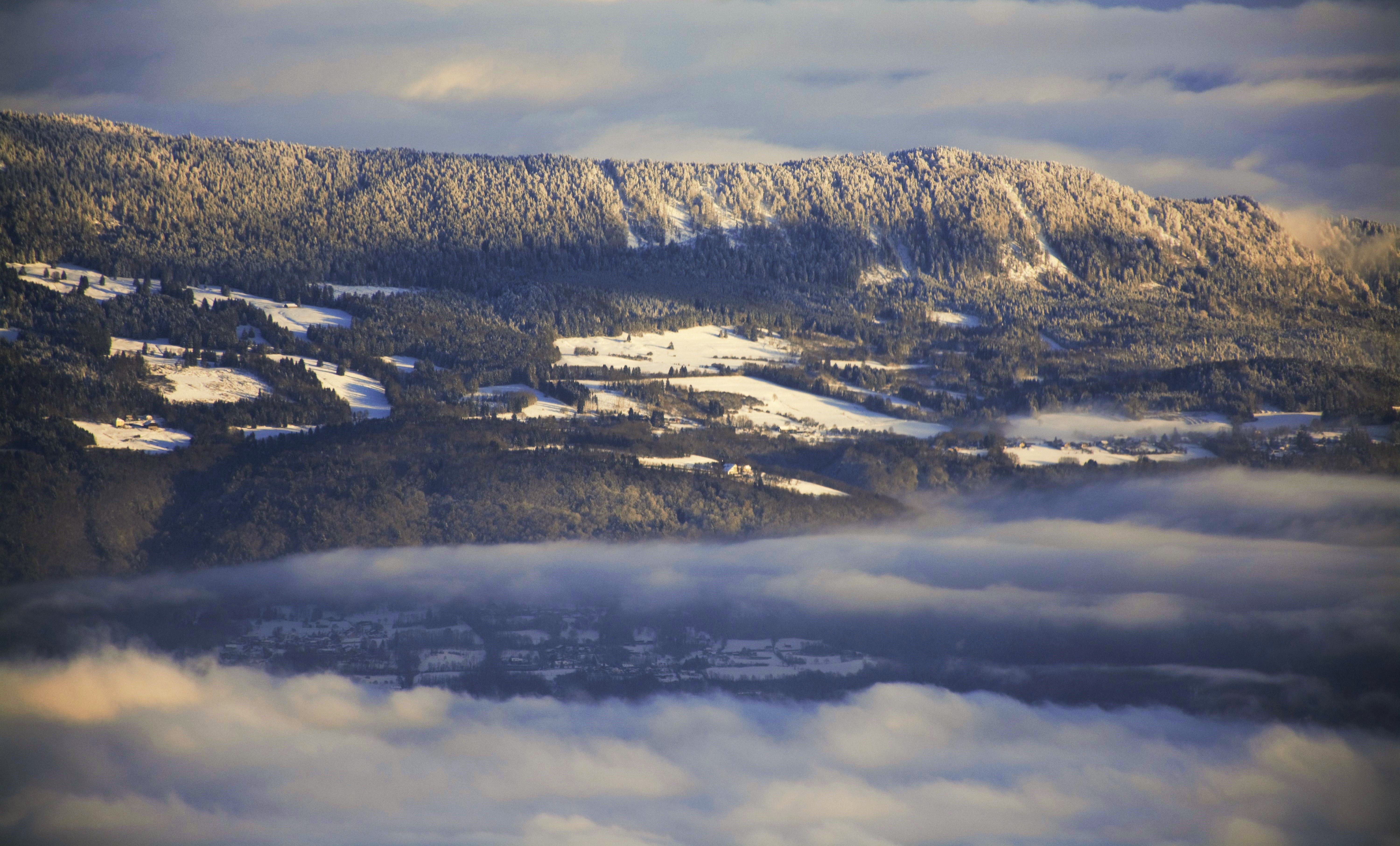 Mountain Skyline Shot · Free Stock Photo
