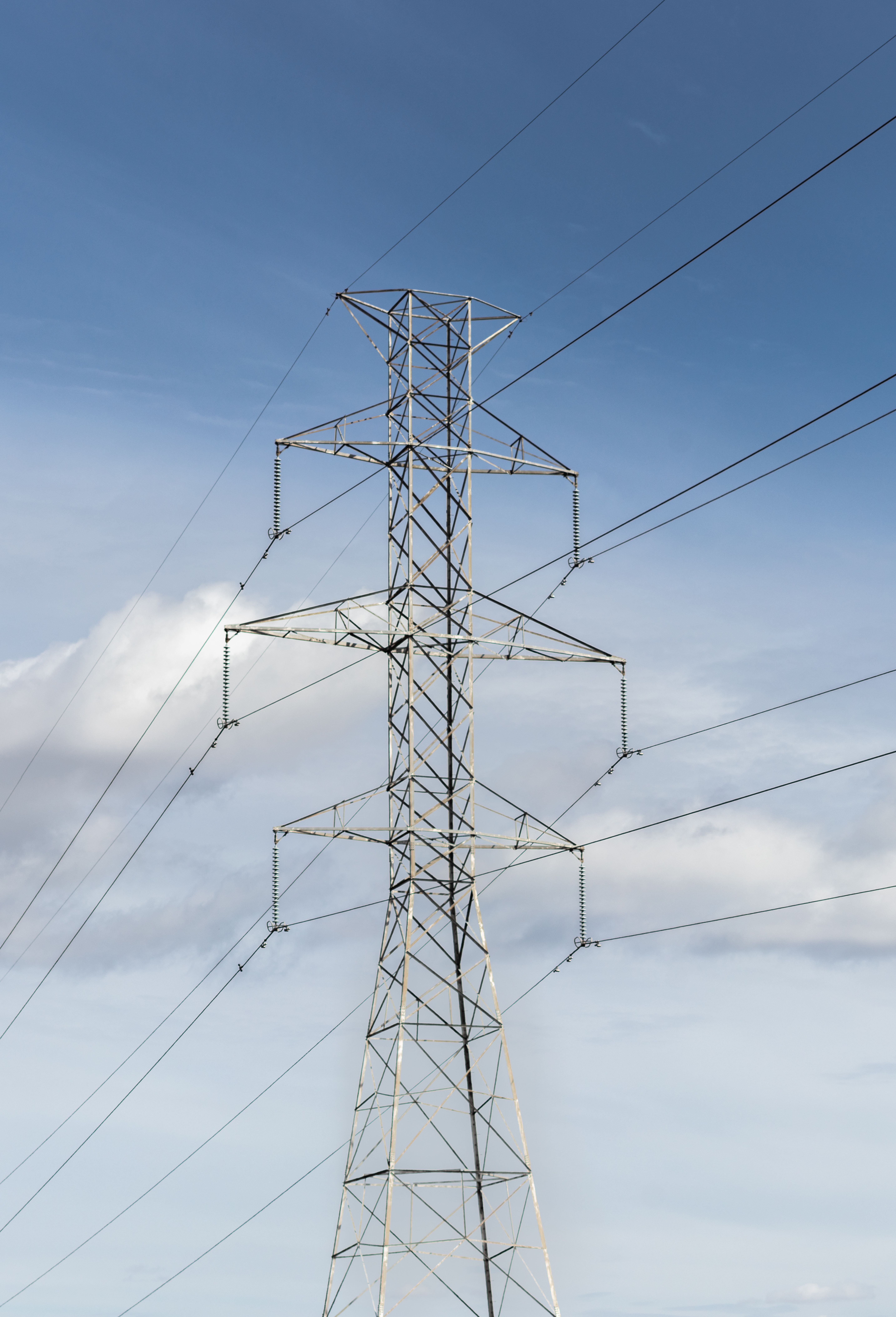 White Electric Tower · Free Stock Photo