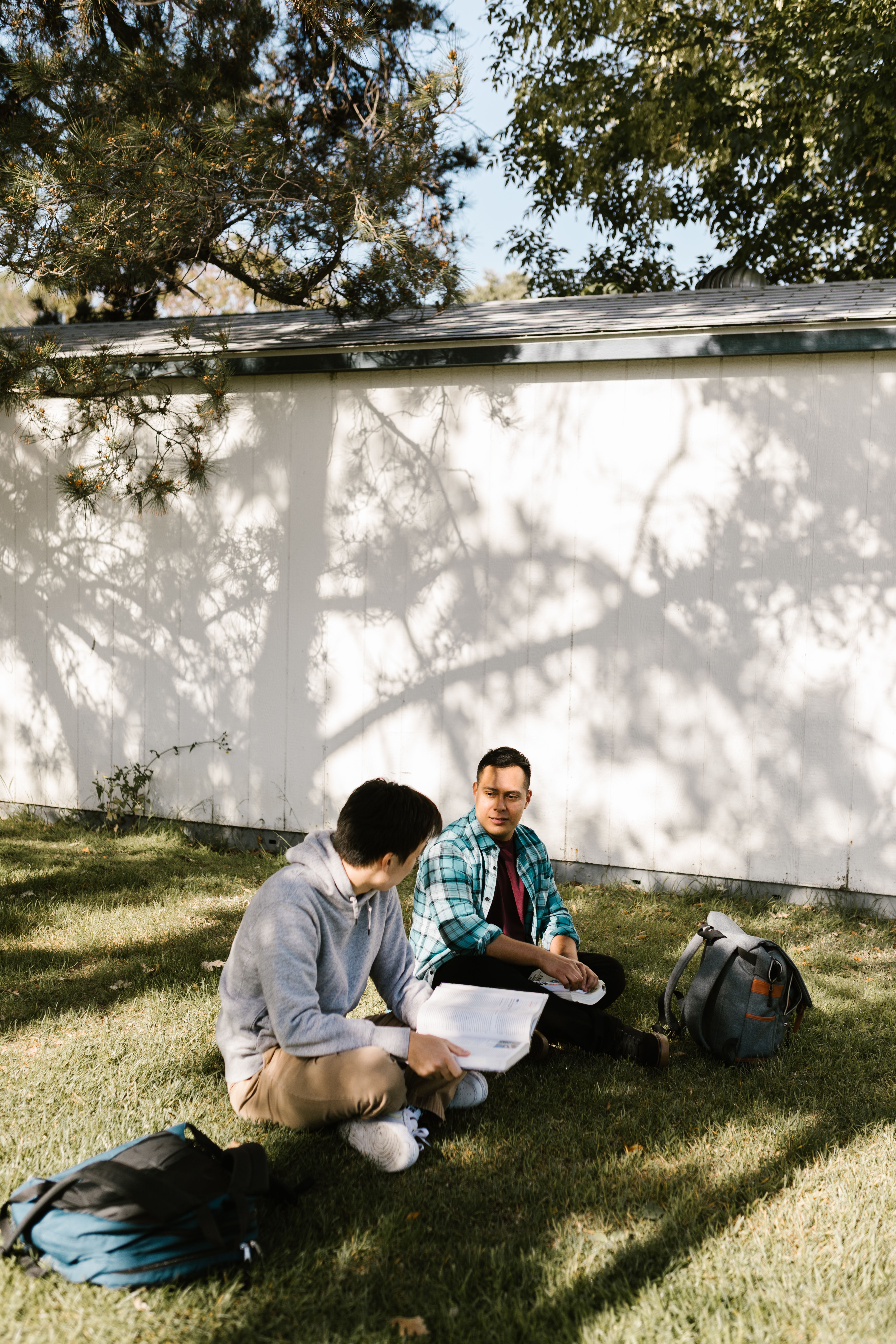 Two Students Talking Outside Photos, Download The BEST Free Two ...