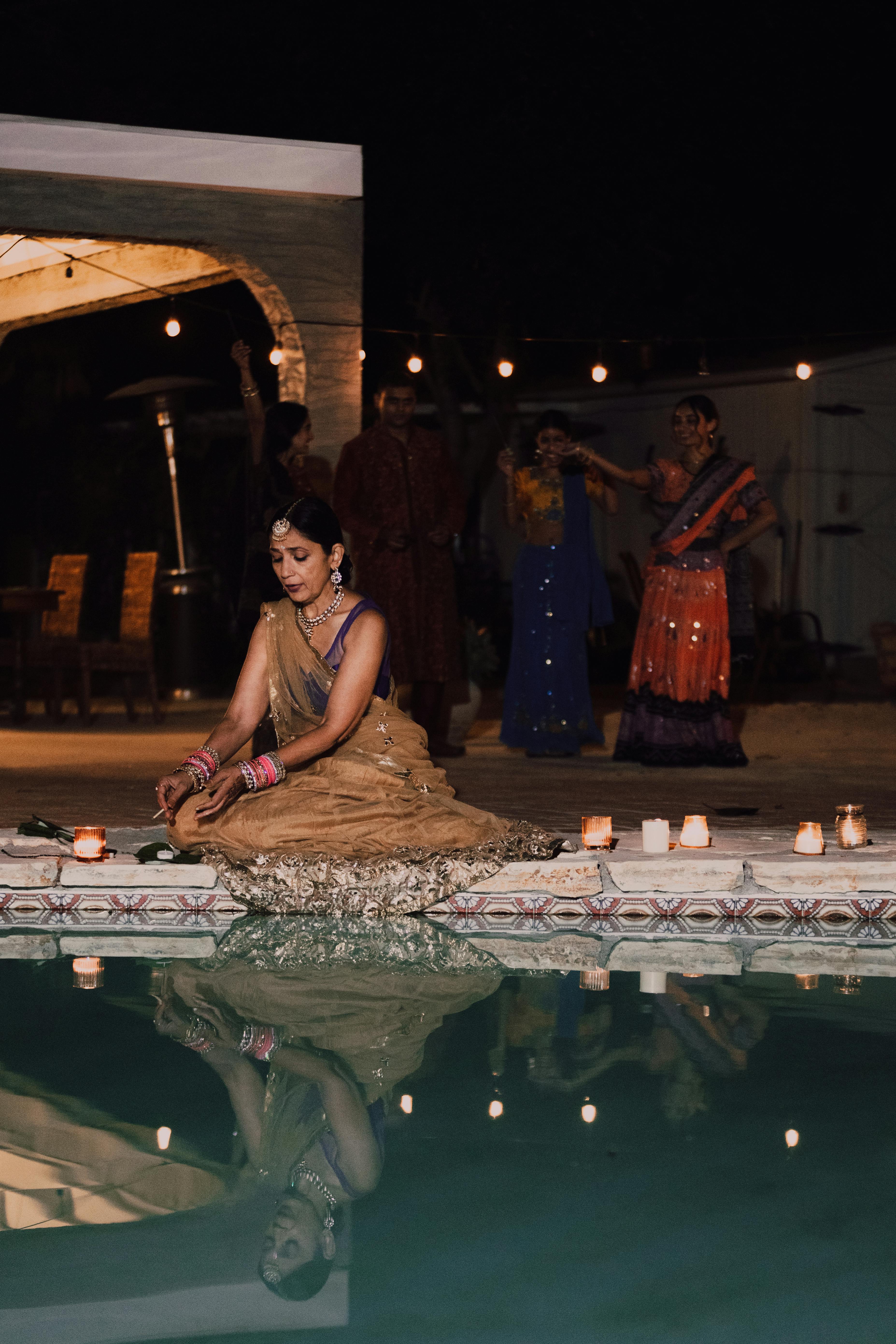 A Happy Family Celebrating Diwali · Free Stock Photo