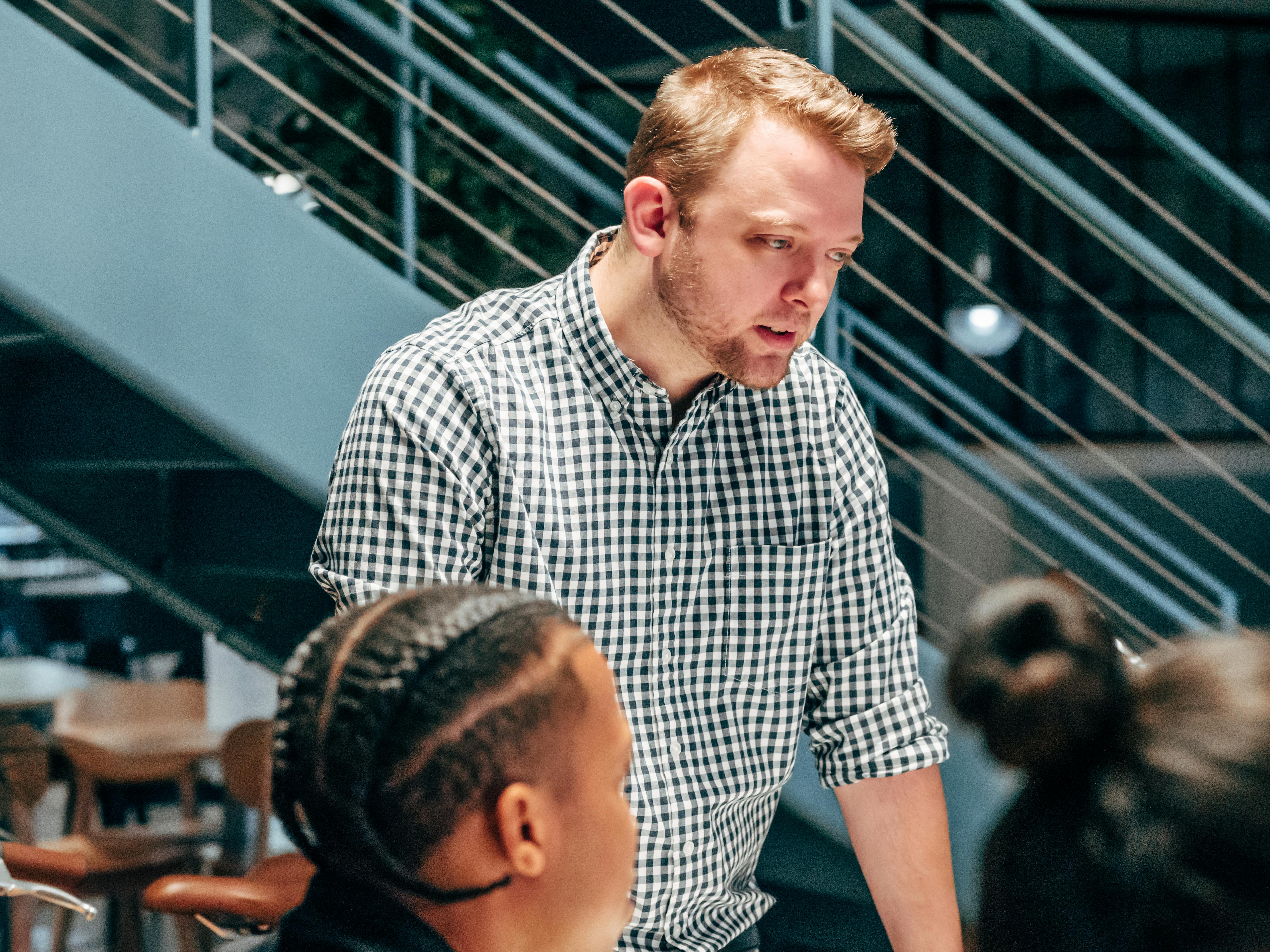 Man Standing on Finger Photo · Free Stock Photo