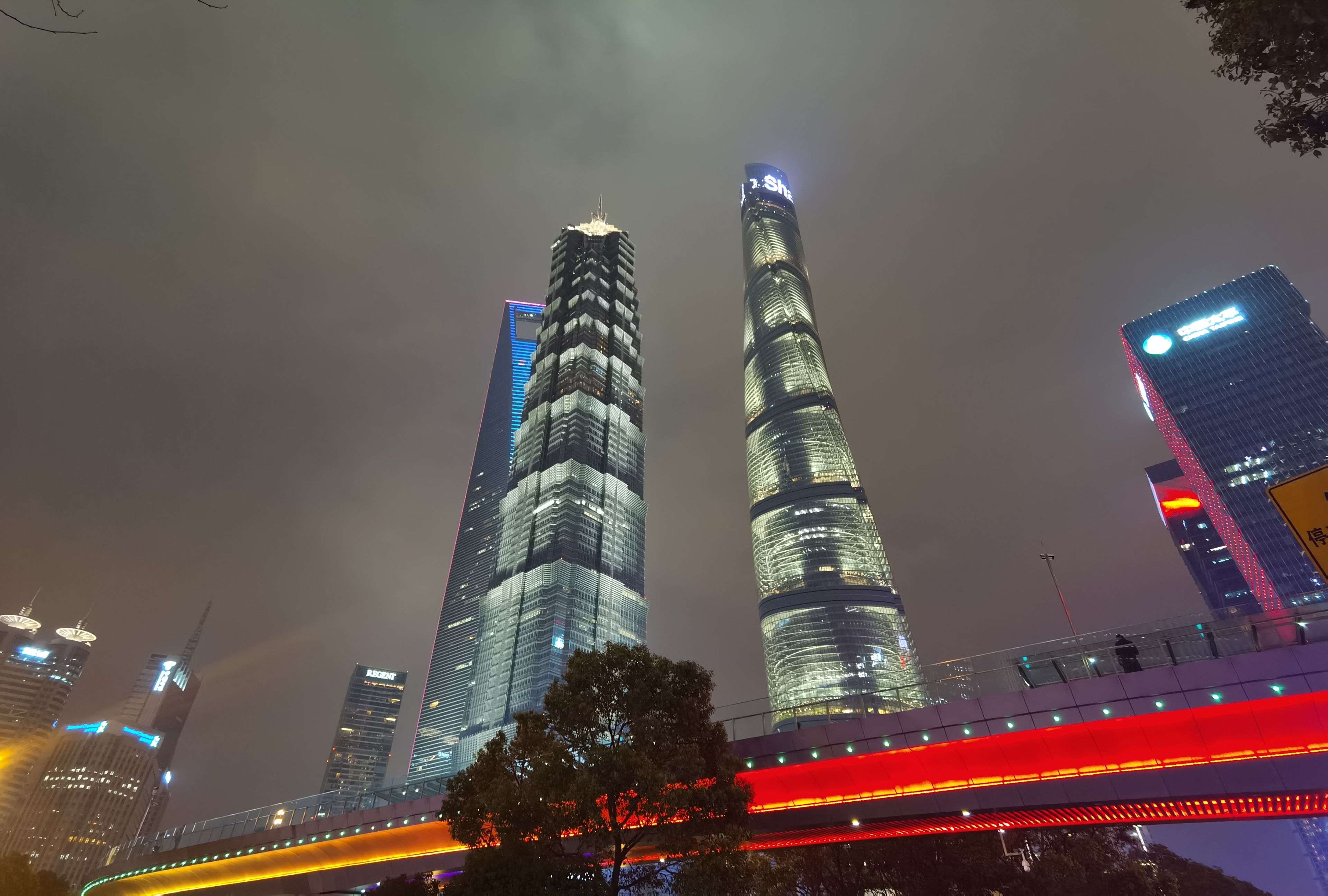 Skyscrapers at Night · Free Stock Photo