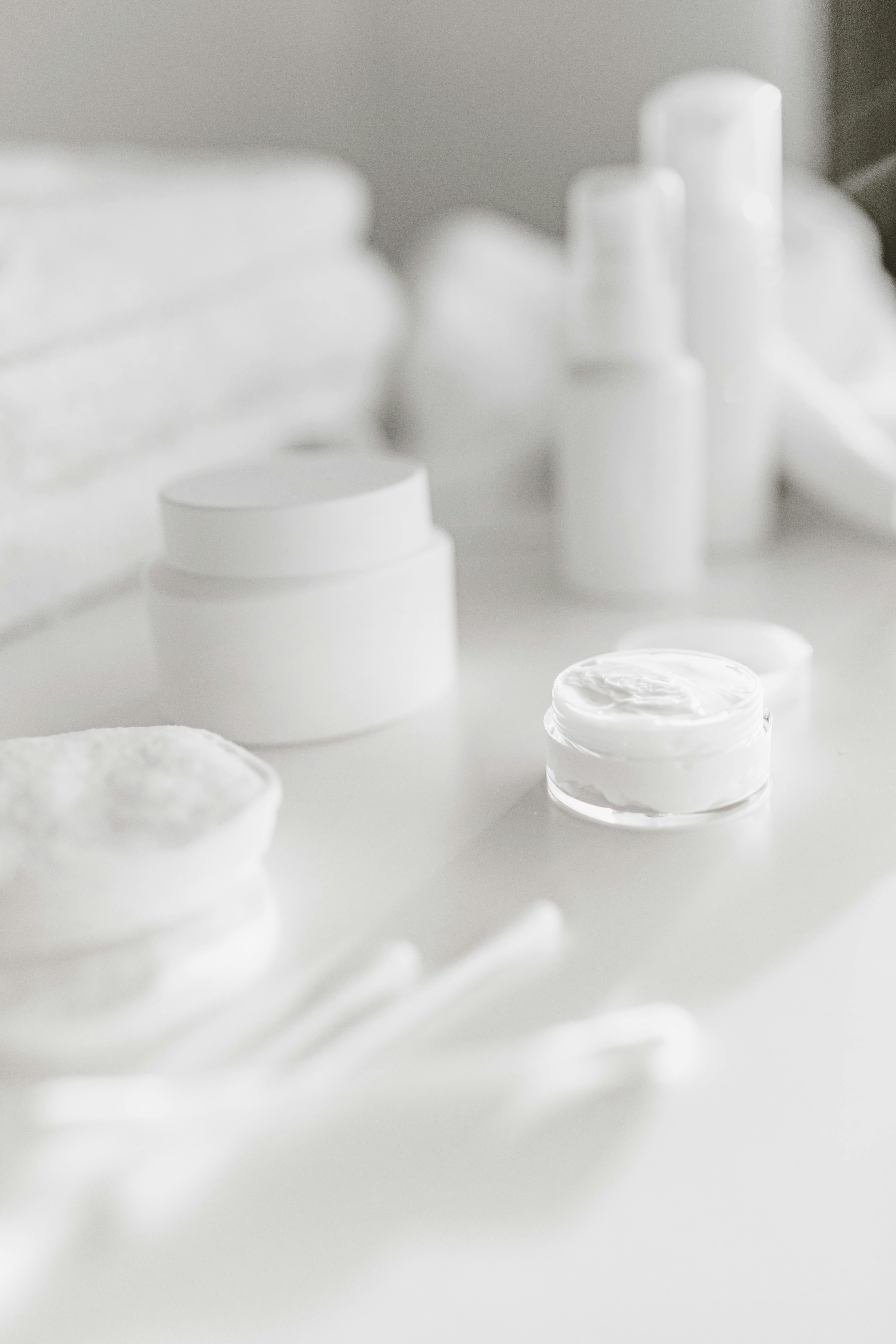 Close-Up Shot of Skincare Products · Free Stock Photo