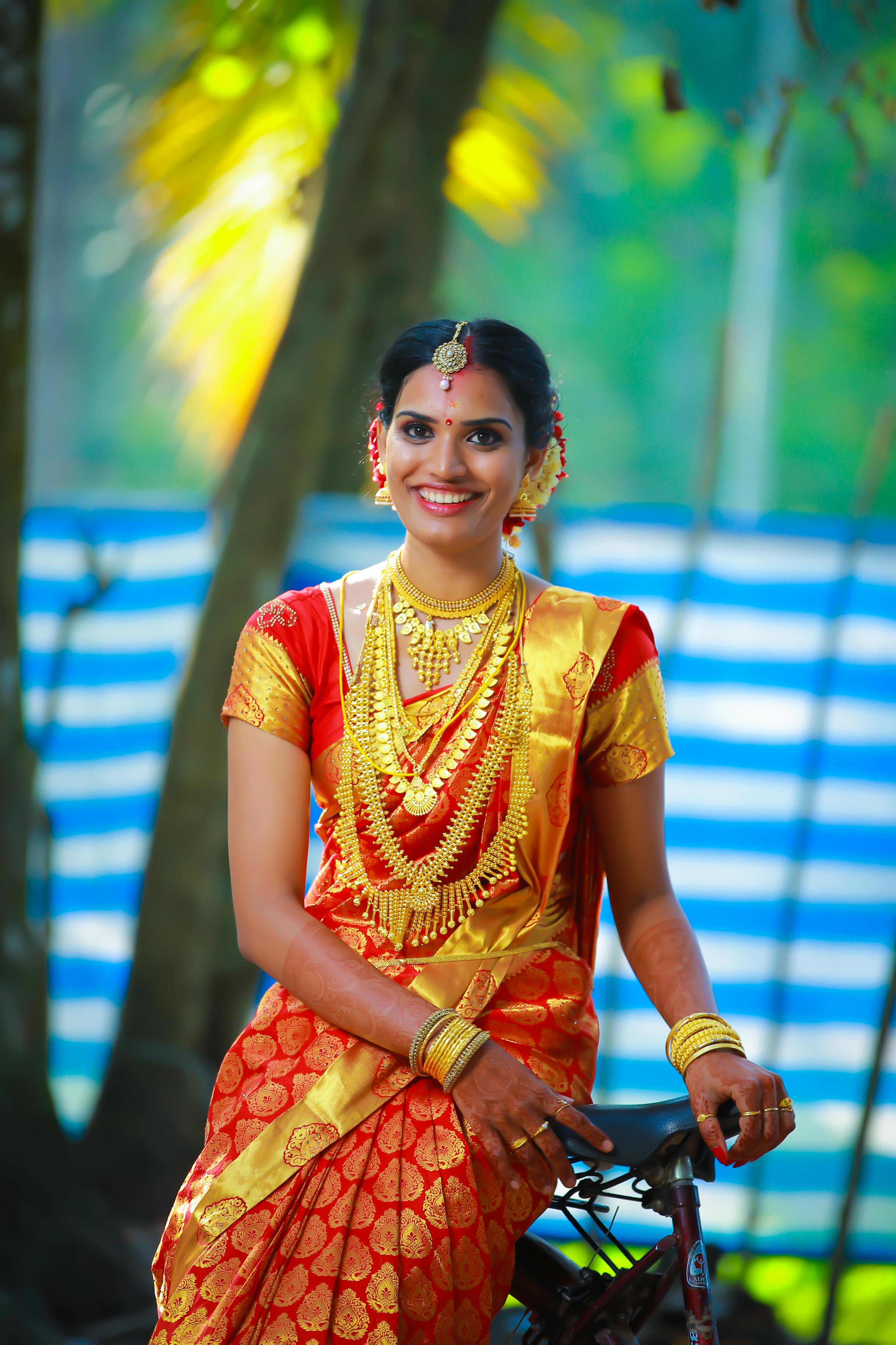 Beautiful Women Wearing Traditional Dresses Posing · Free Stock Photo
