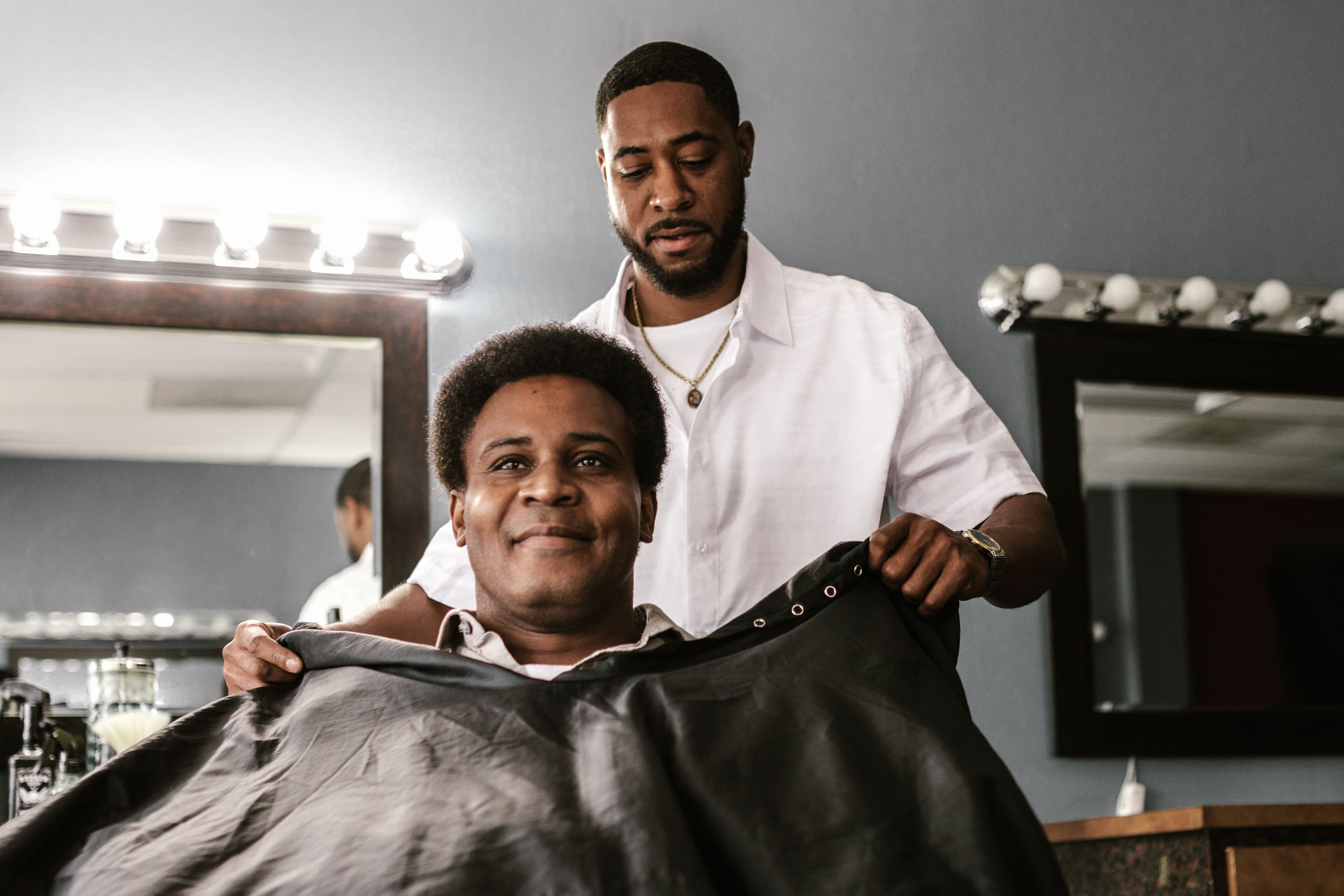 A Man at a Barbershop · Free Stock Photo