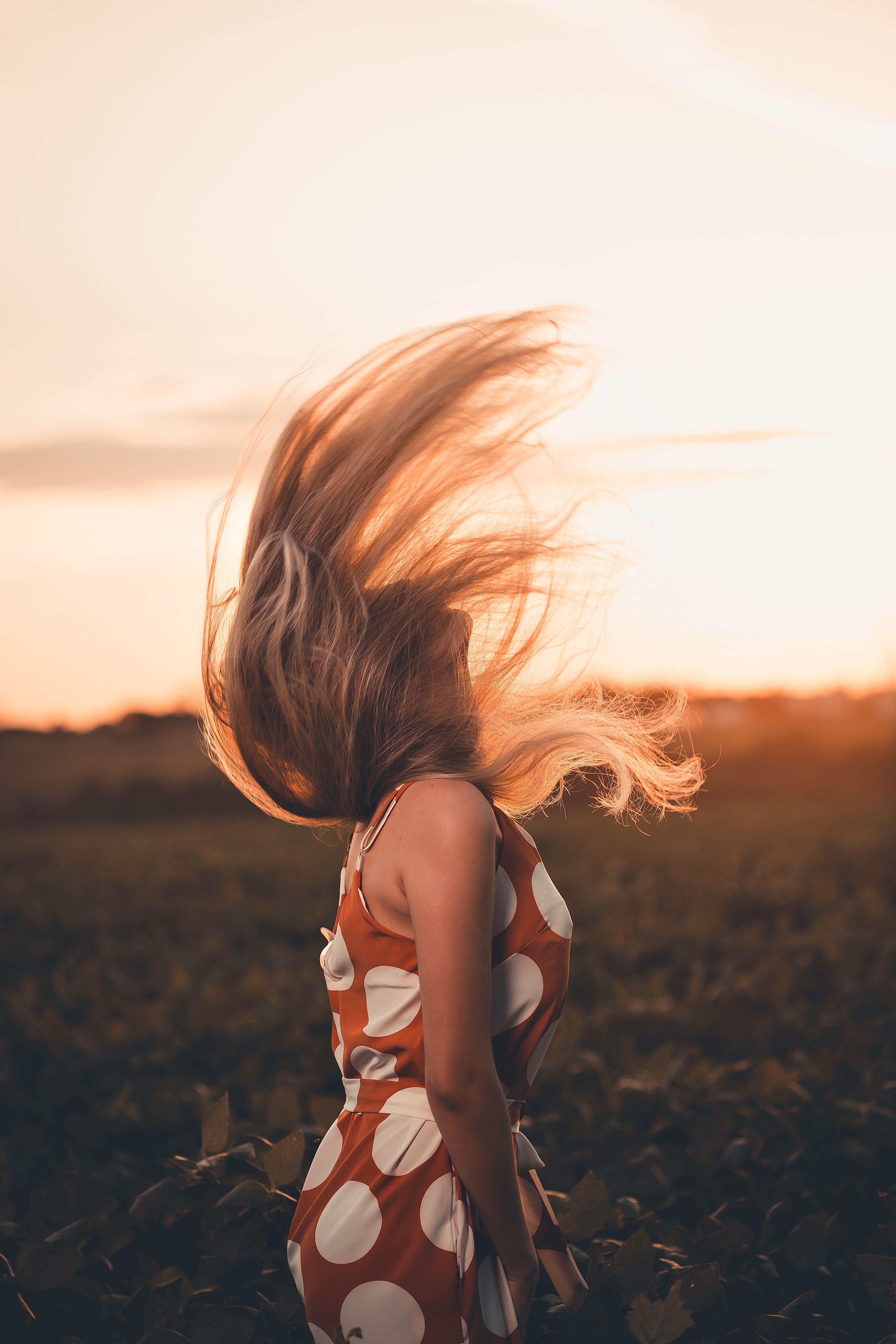 A Woman Flipping Her Hair · Free Stock Photo
