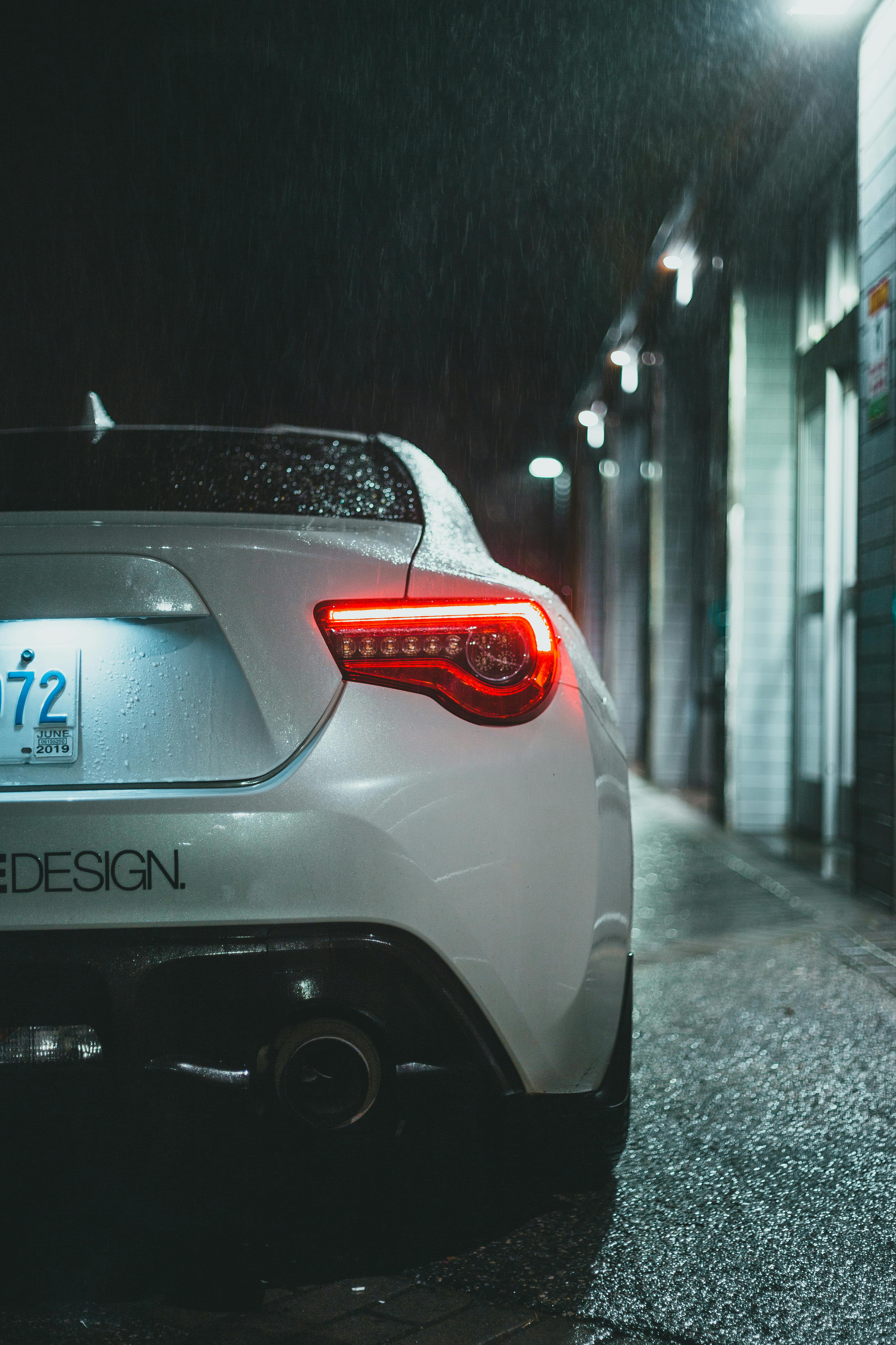 White Car on Road · Free Stock Photo