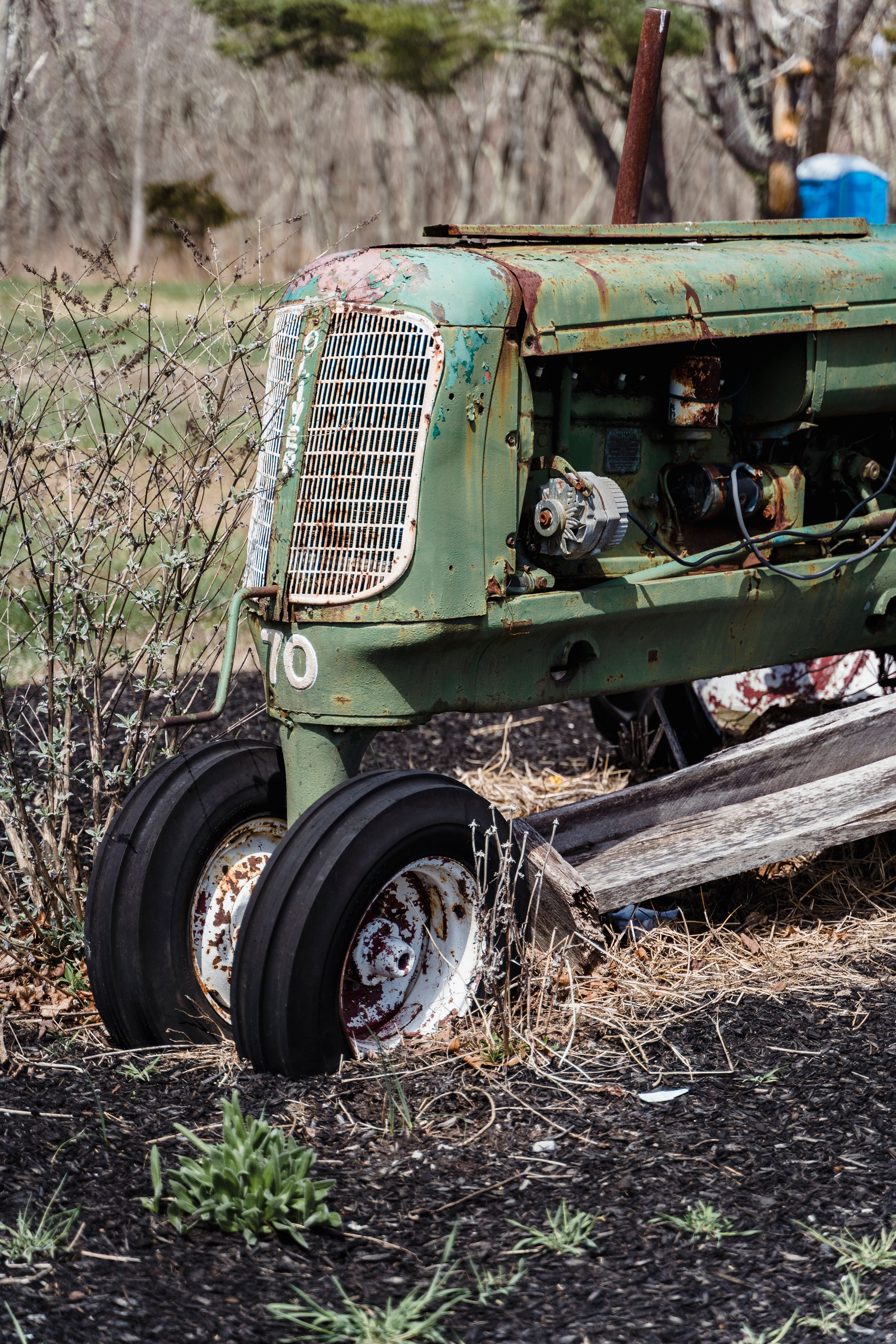 A Rusted Green Tractor · Free Stock Photo