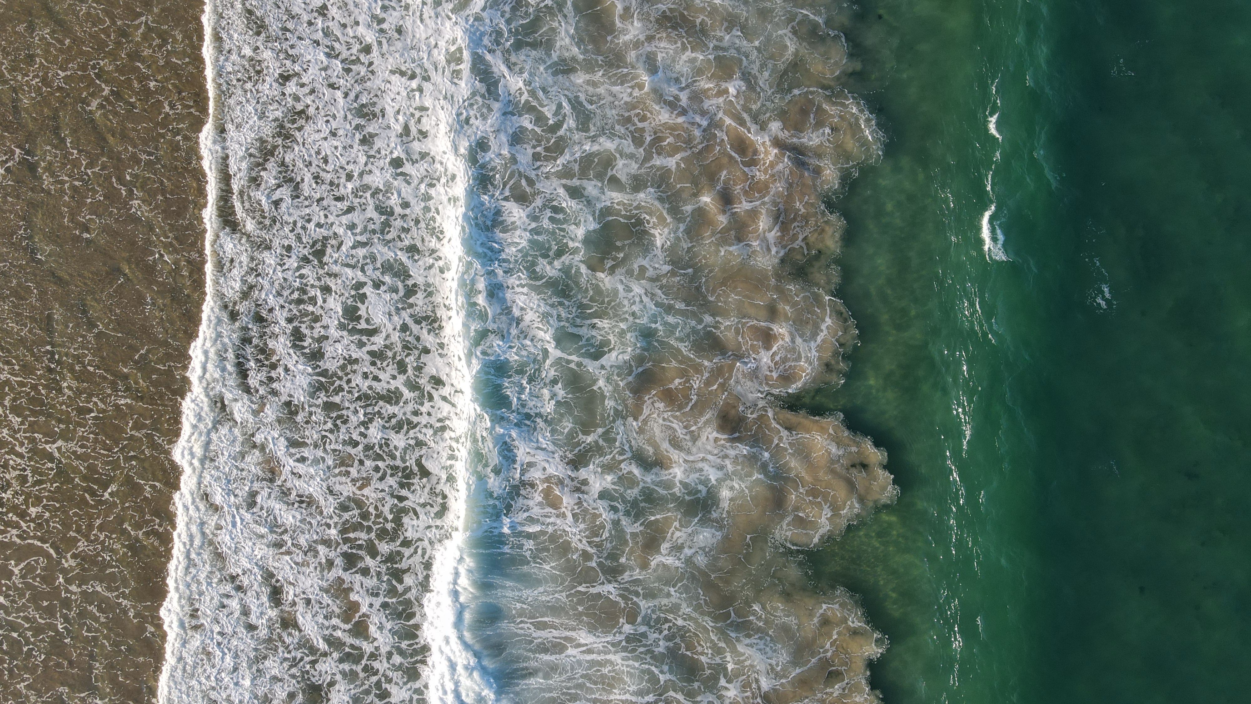 An Aerial Photography of an Ocean · Free Stock Photo