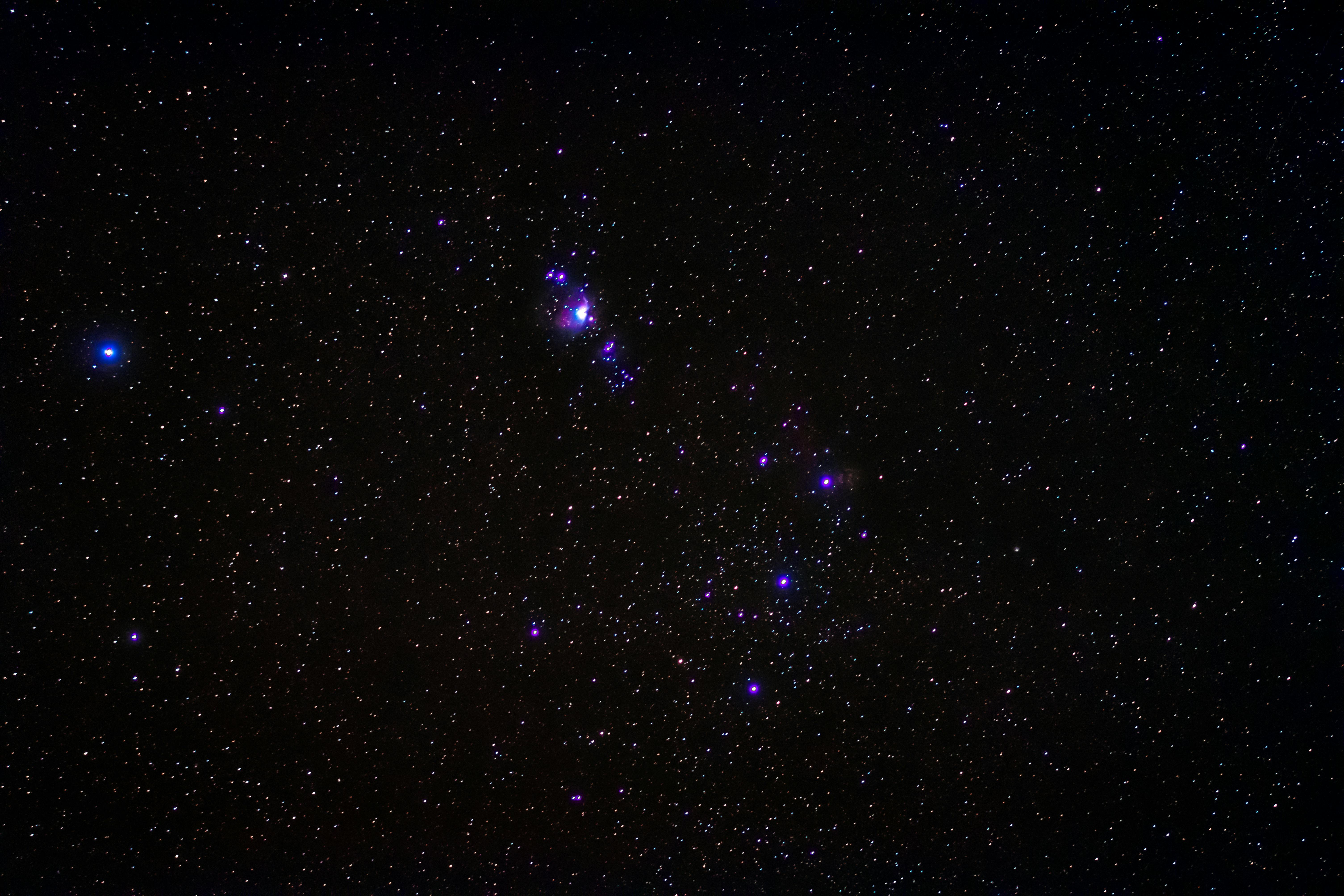 Constellation in Night Sky · Free Stock Photo