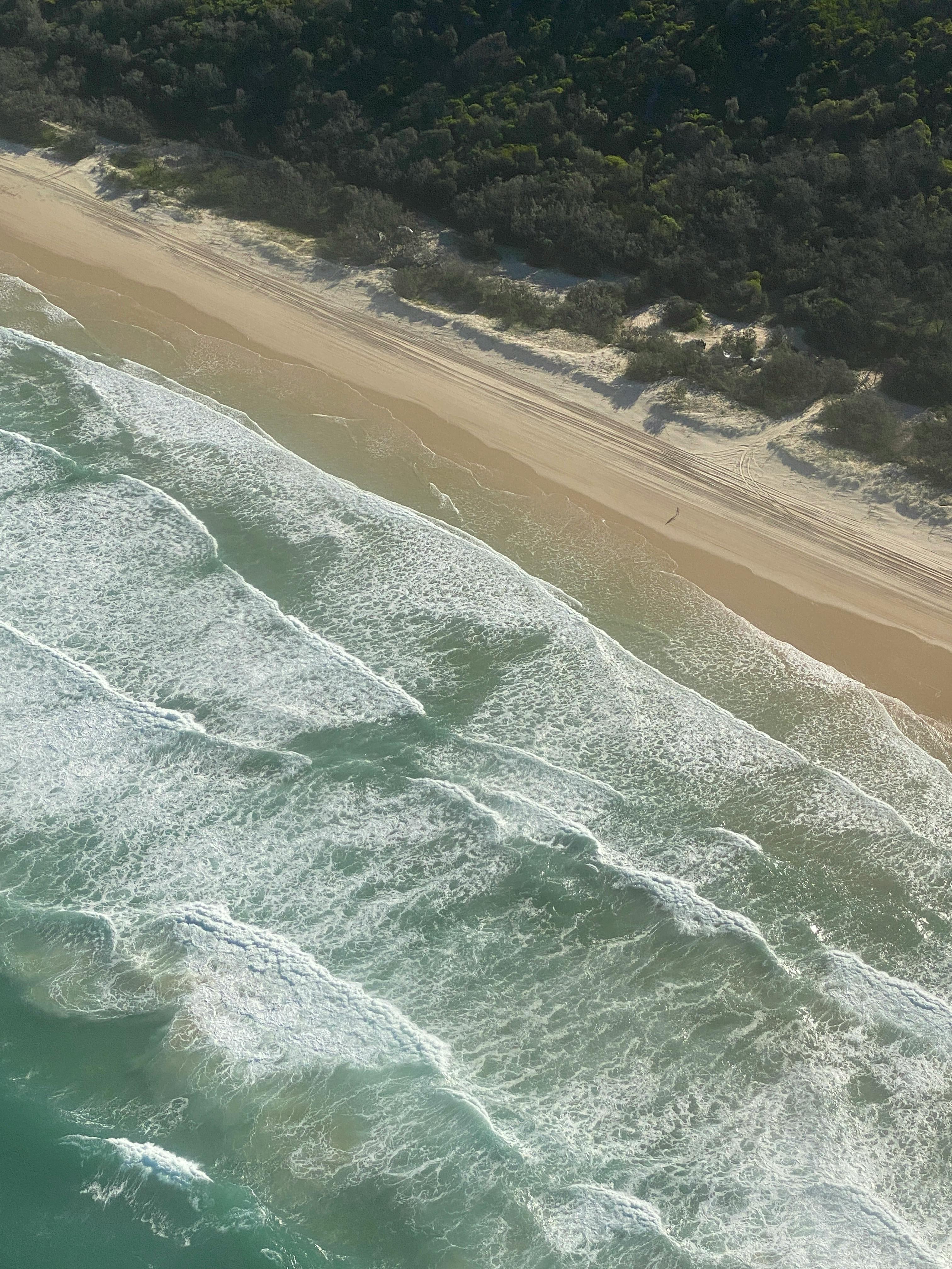Aerial View of a Beach · Free Stock Photo