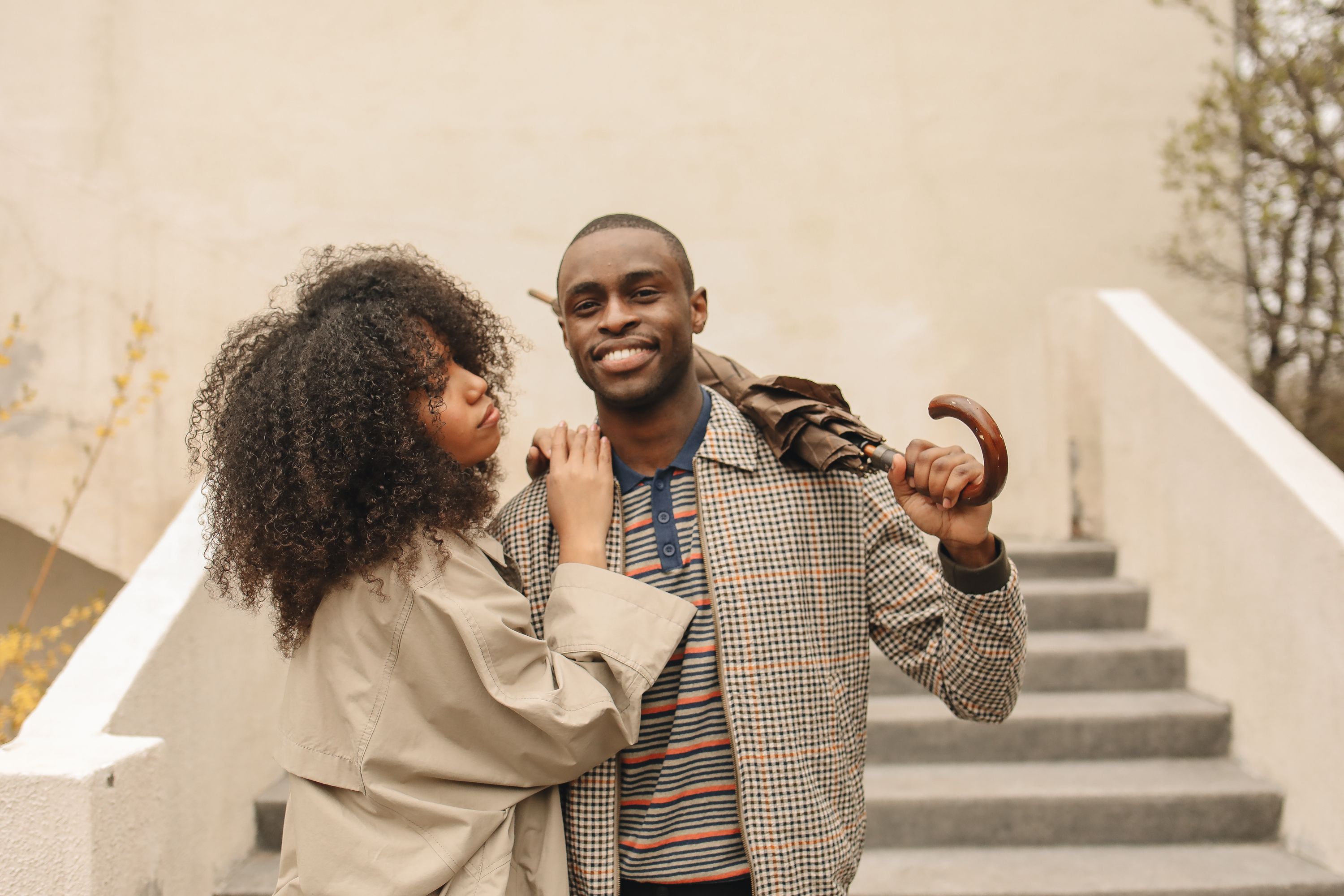 Woman Looking at the Man Smiling · Free Stock Photo