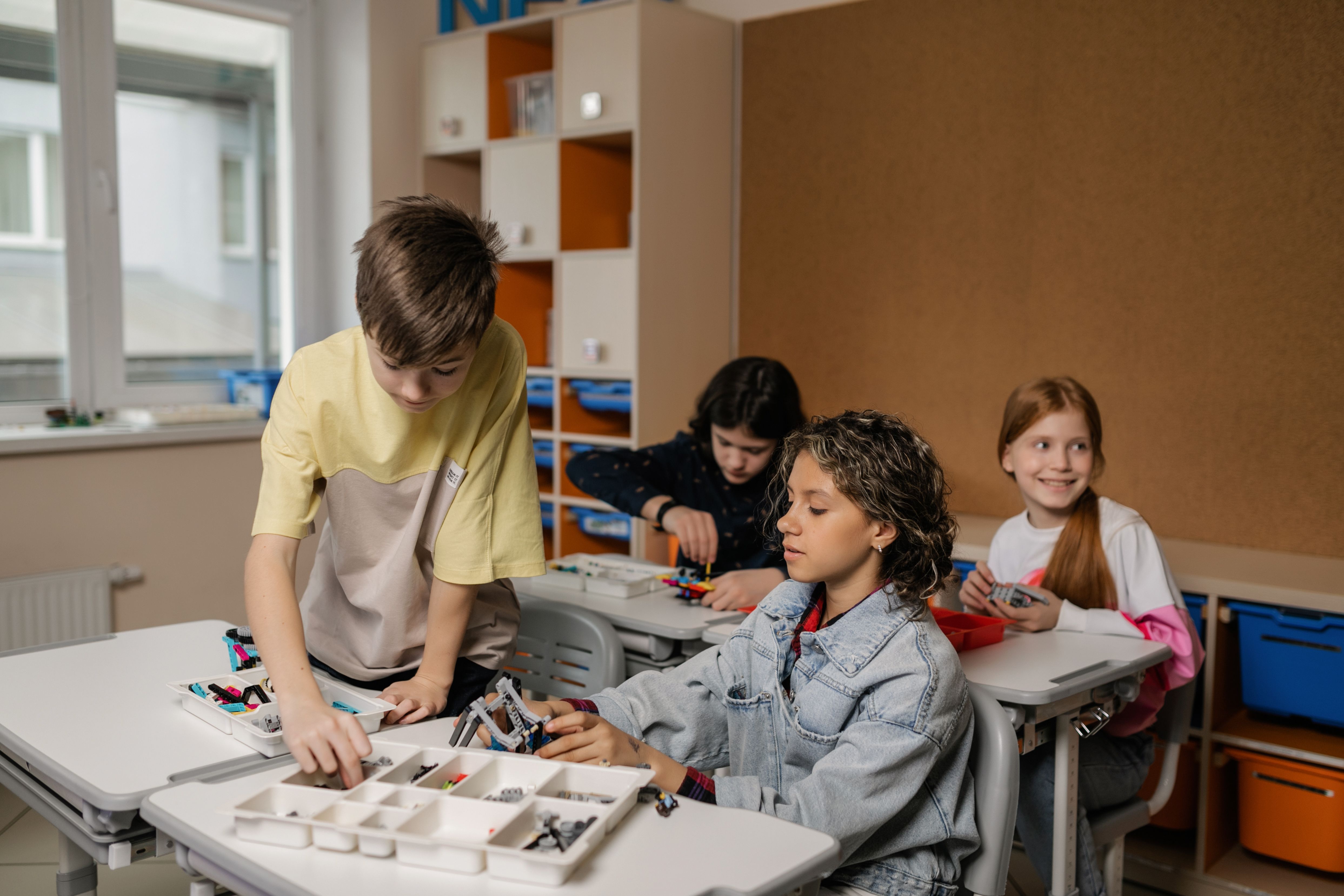 Students Inside the School · Free Stock Photo
