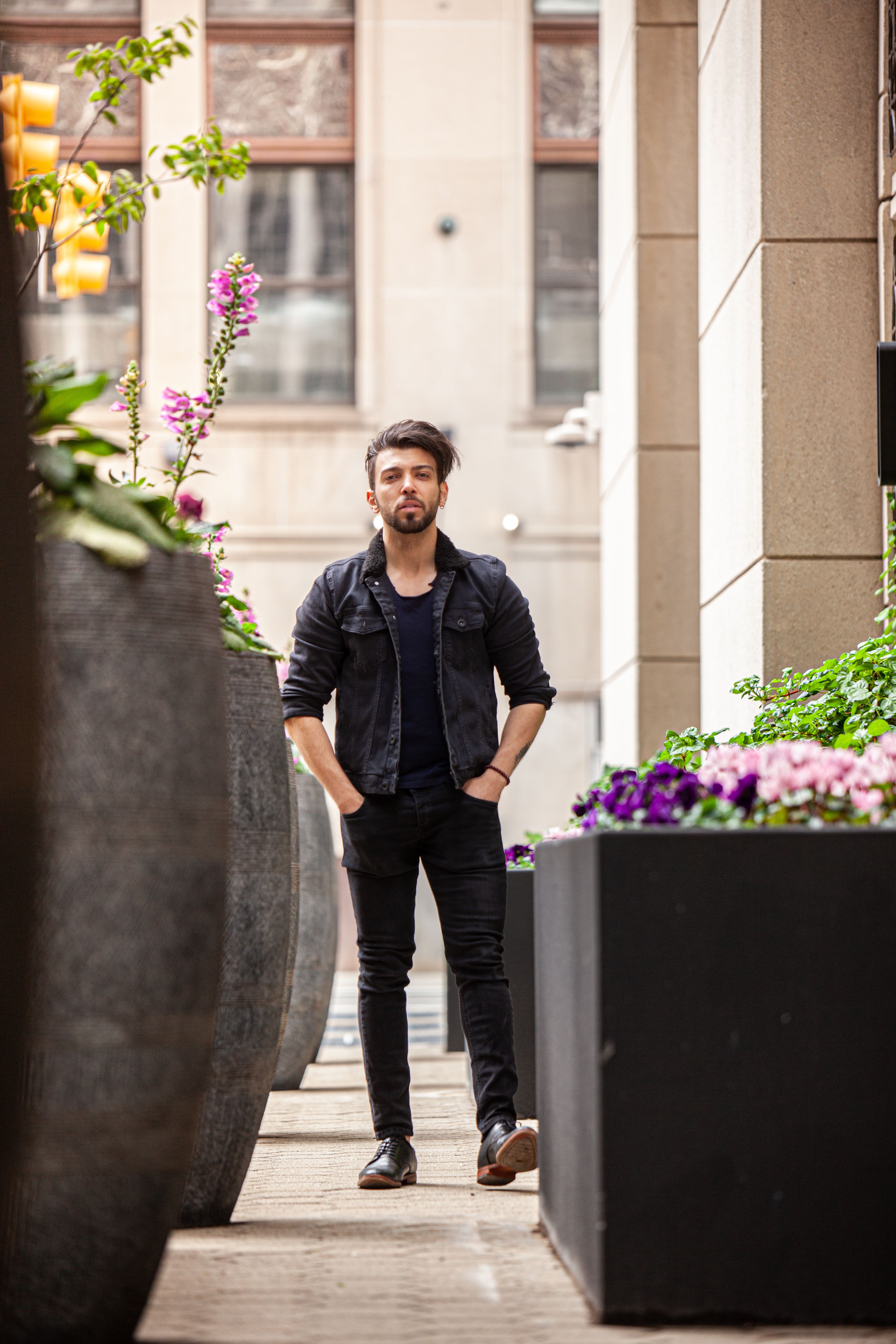 A Man Walking on the Street · Free Stock Photo
