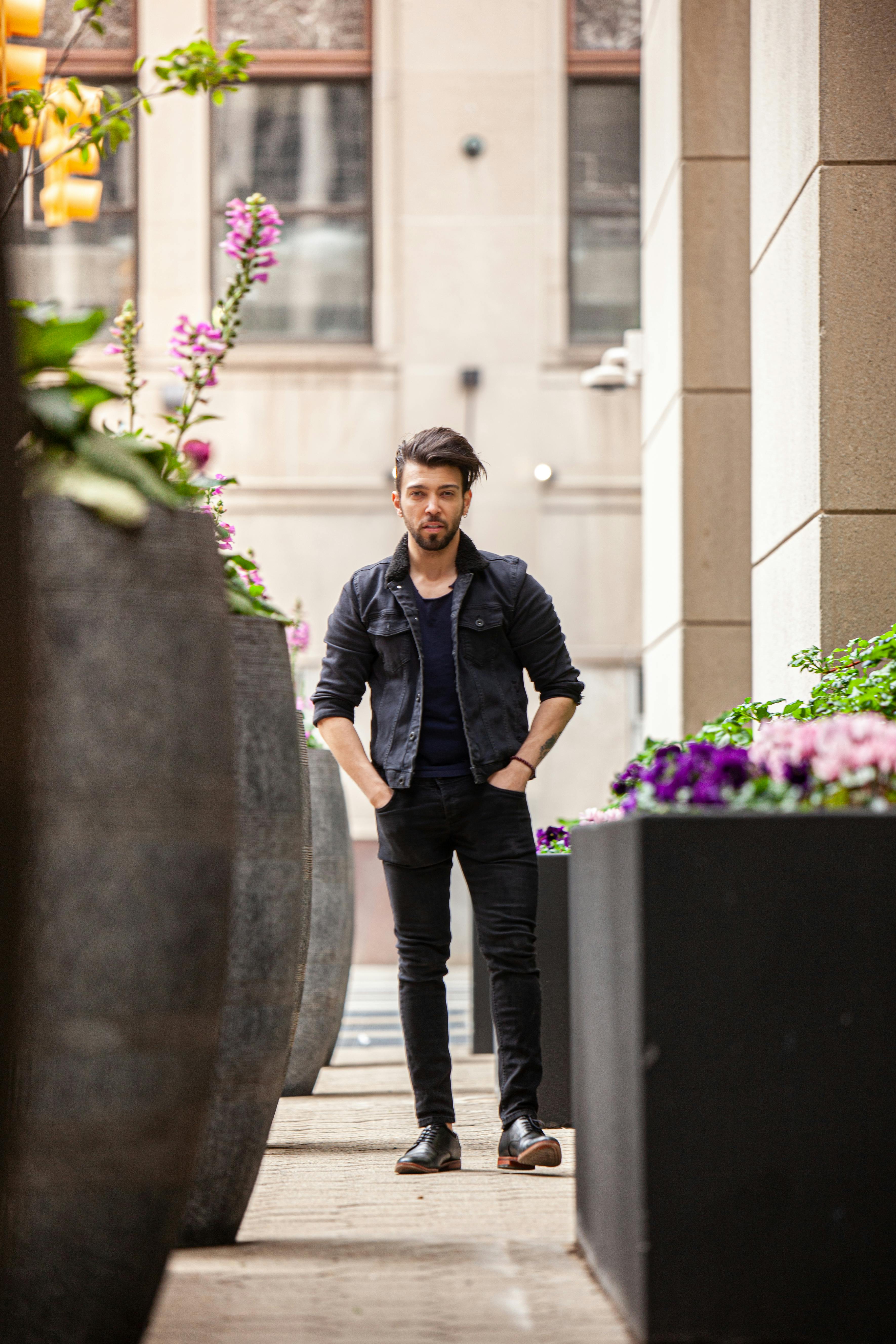 Man Standing in Forest · Free Stock Photo