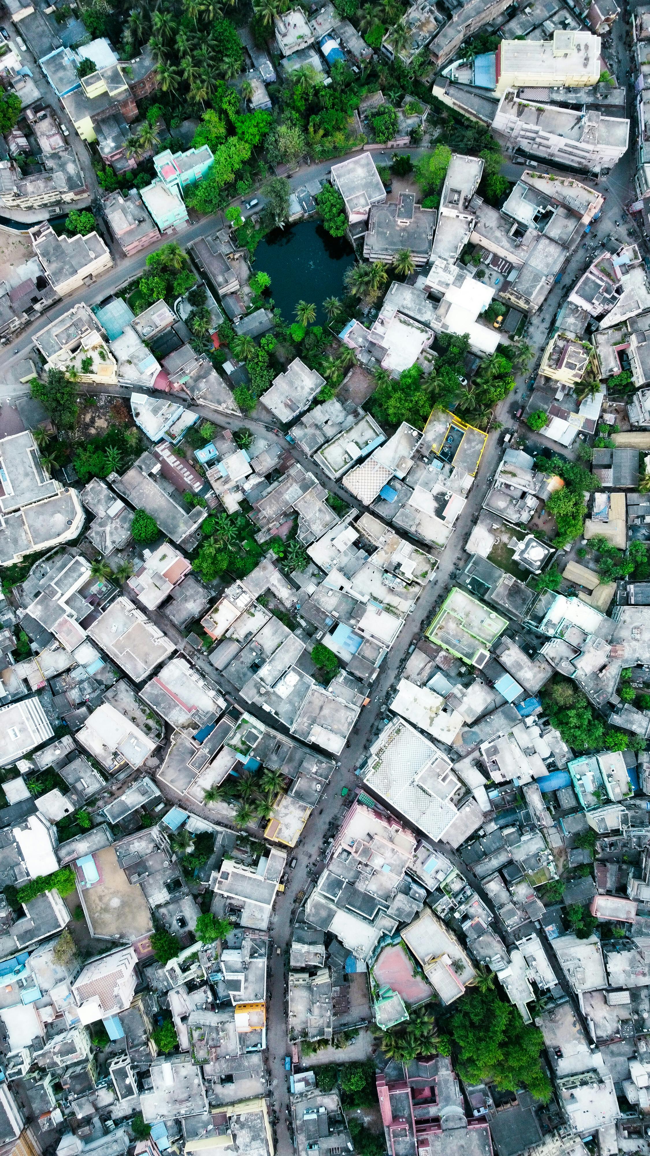 Birds Eye View of an Urban Area · Free Stock Photo