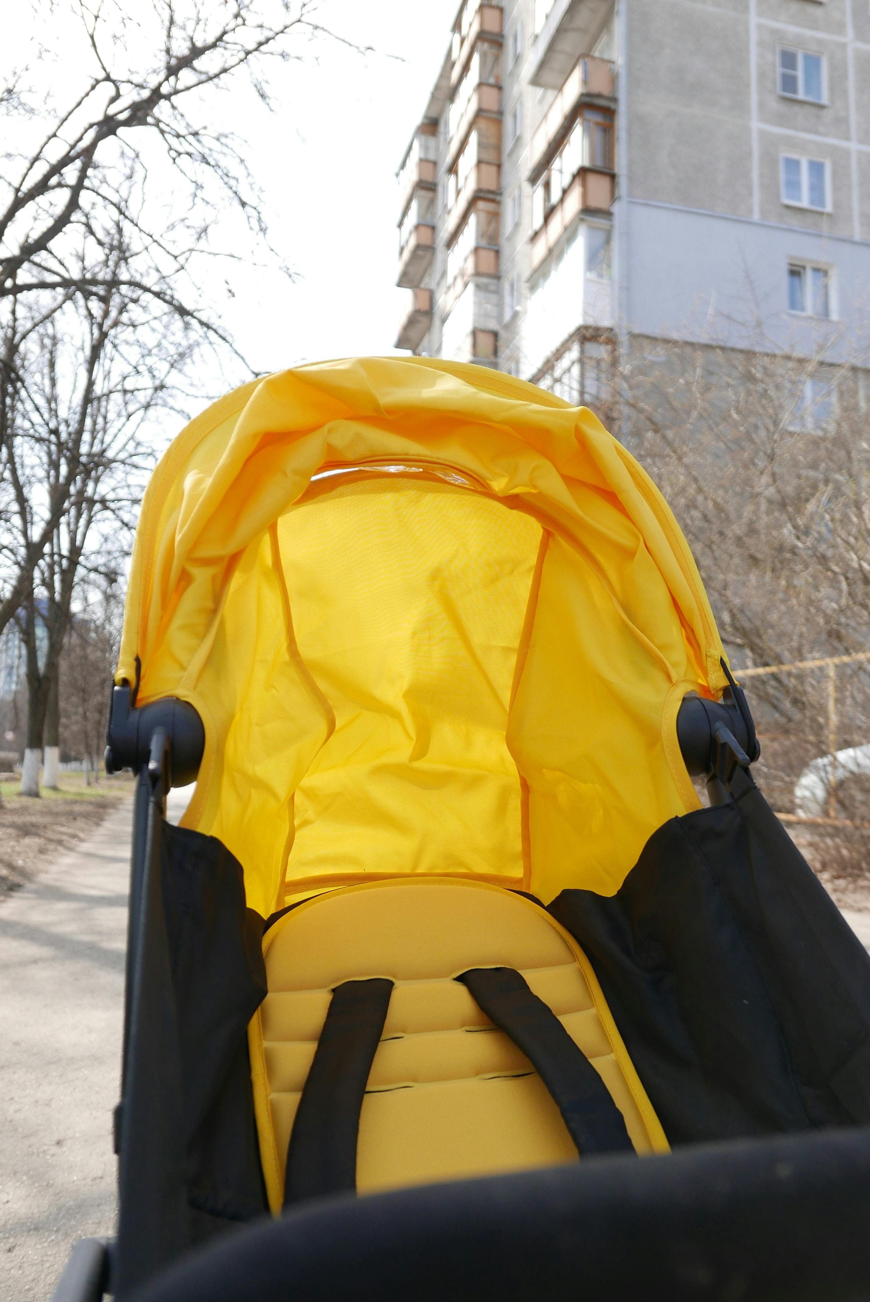Baby Stroller on a Paved Pathway · Free Stock Photo