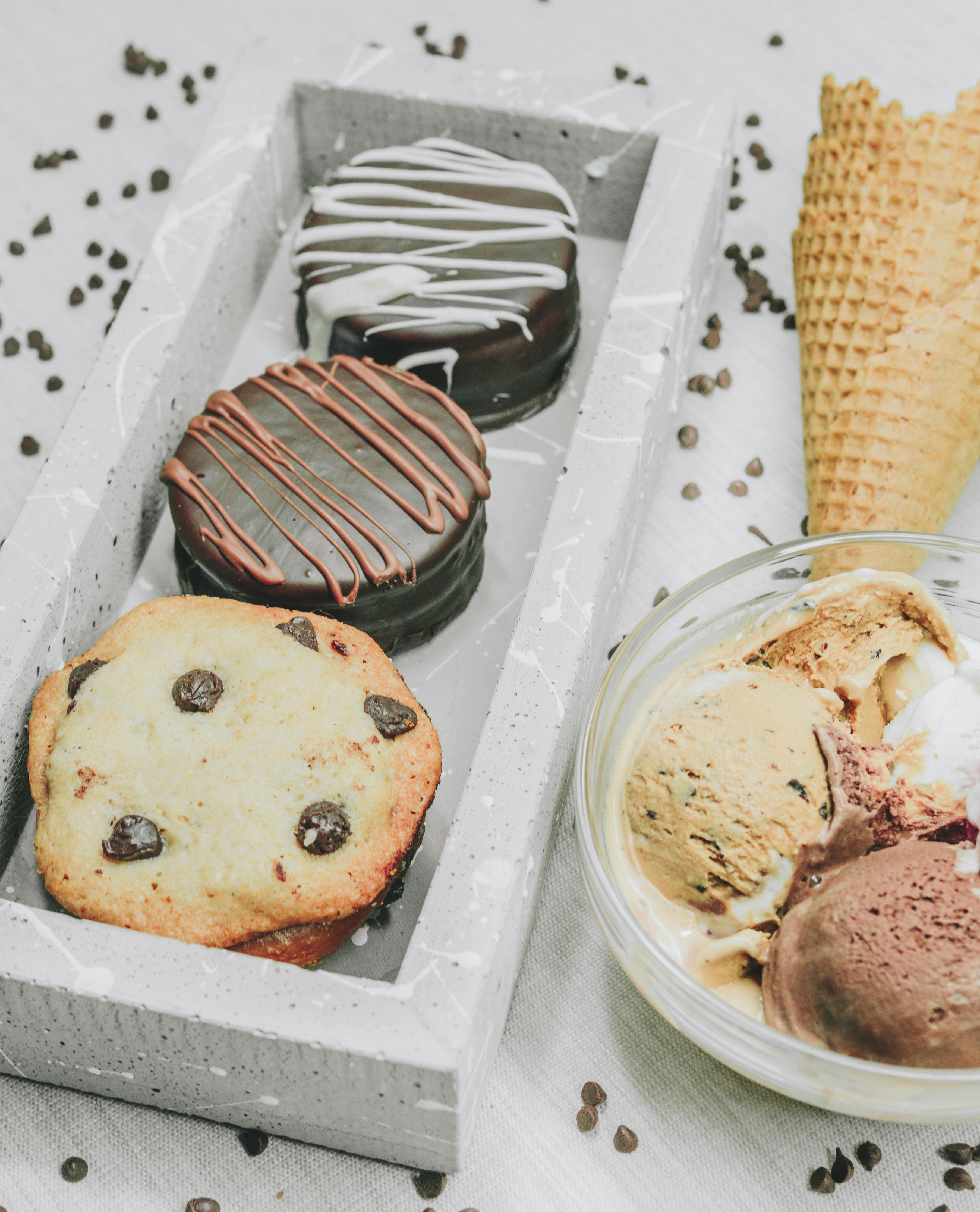 Pastries in Close Up Photography · Free Stock Photo