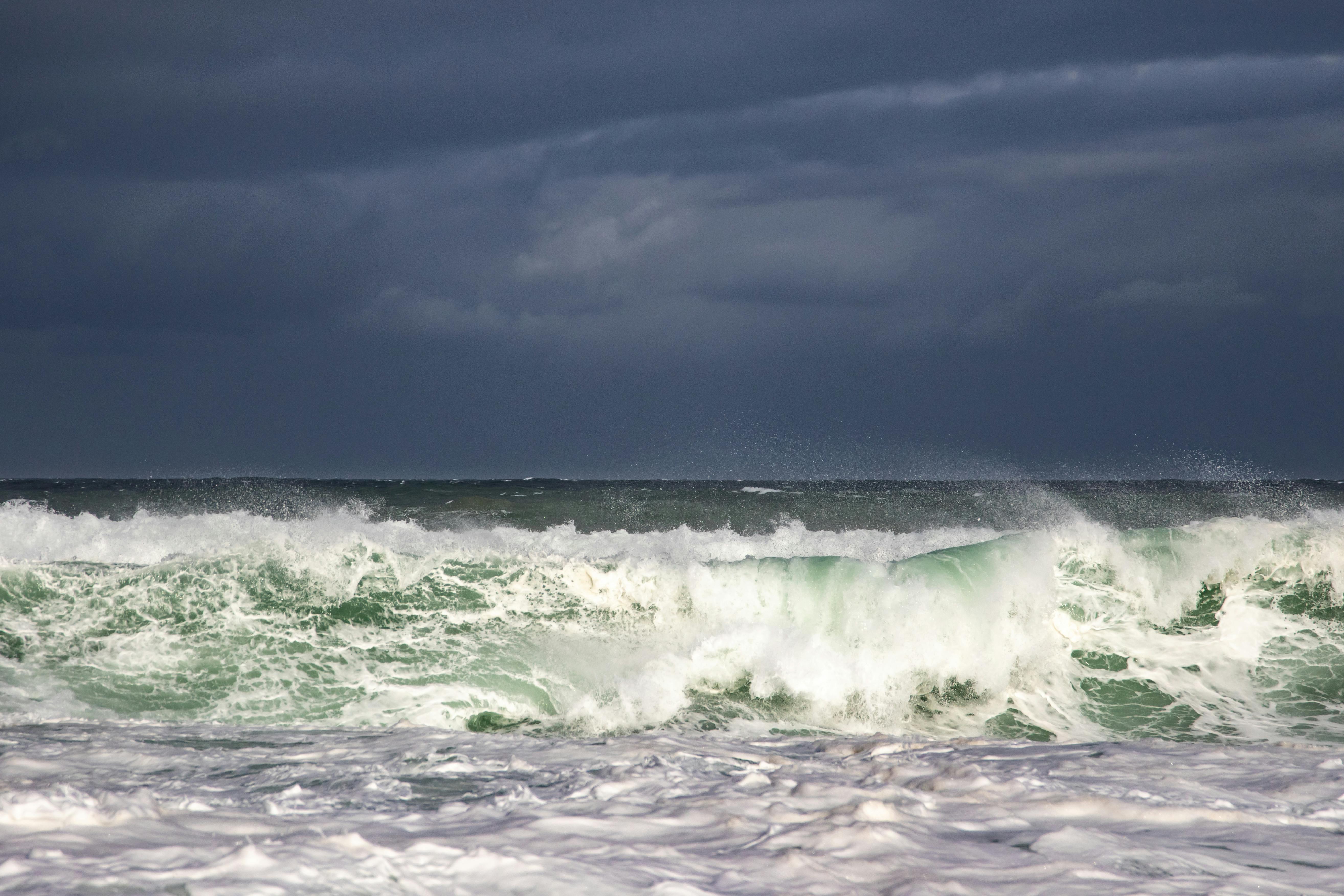 Woman in Bikini with Water Waves on her Back · Free Stock Photo