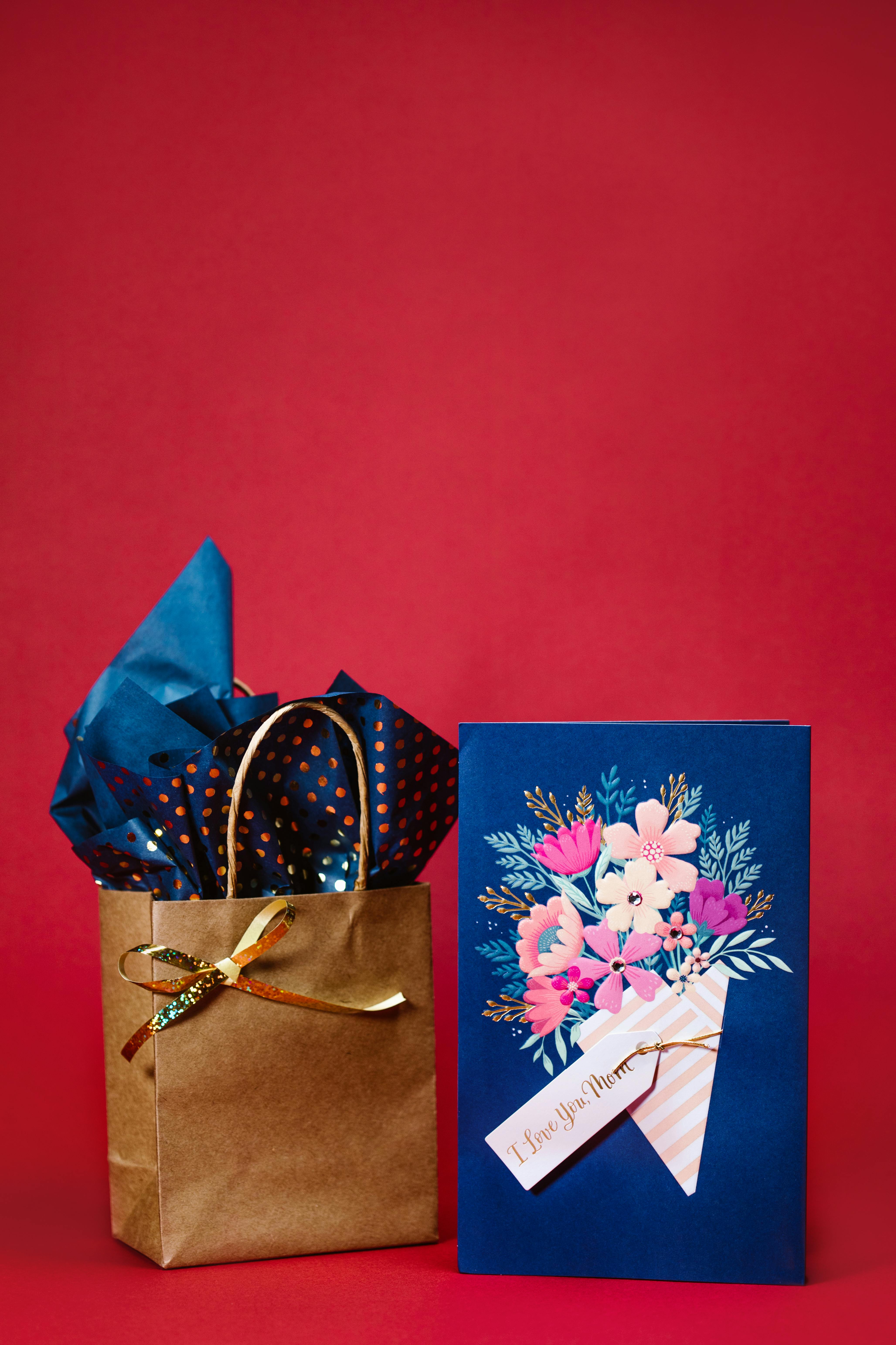 A Present and a Greeting Card · Free Stock Photo