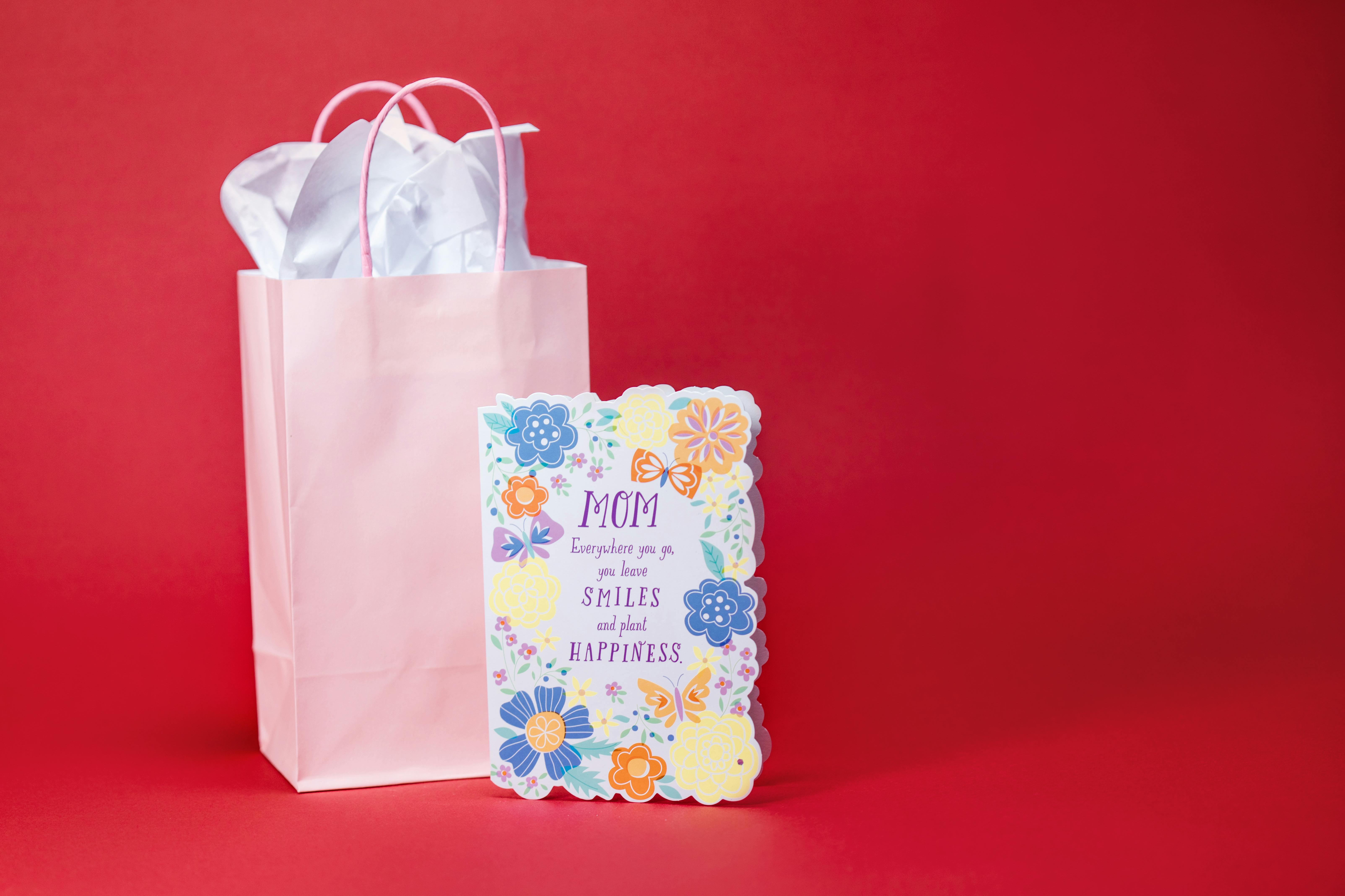 Wrapping Paper inside a Paper Bag · Free Stock Photo
