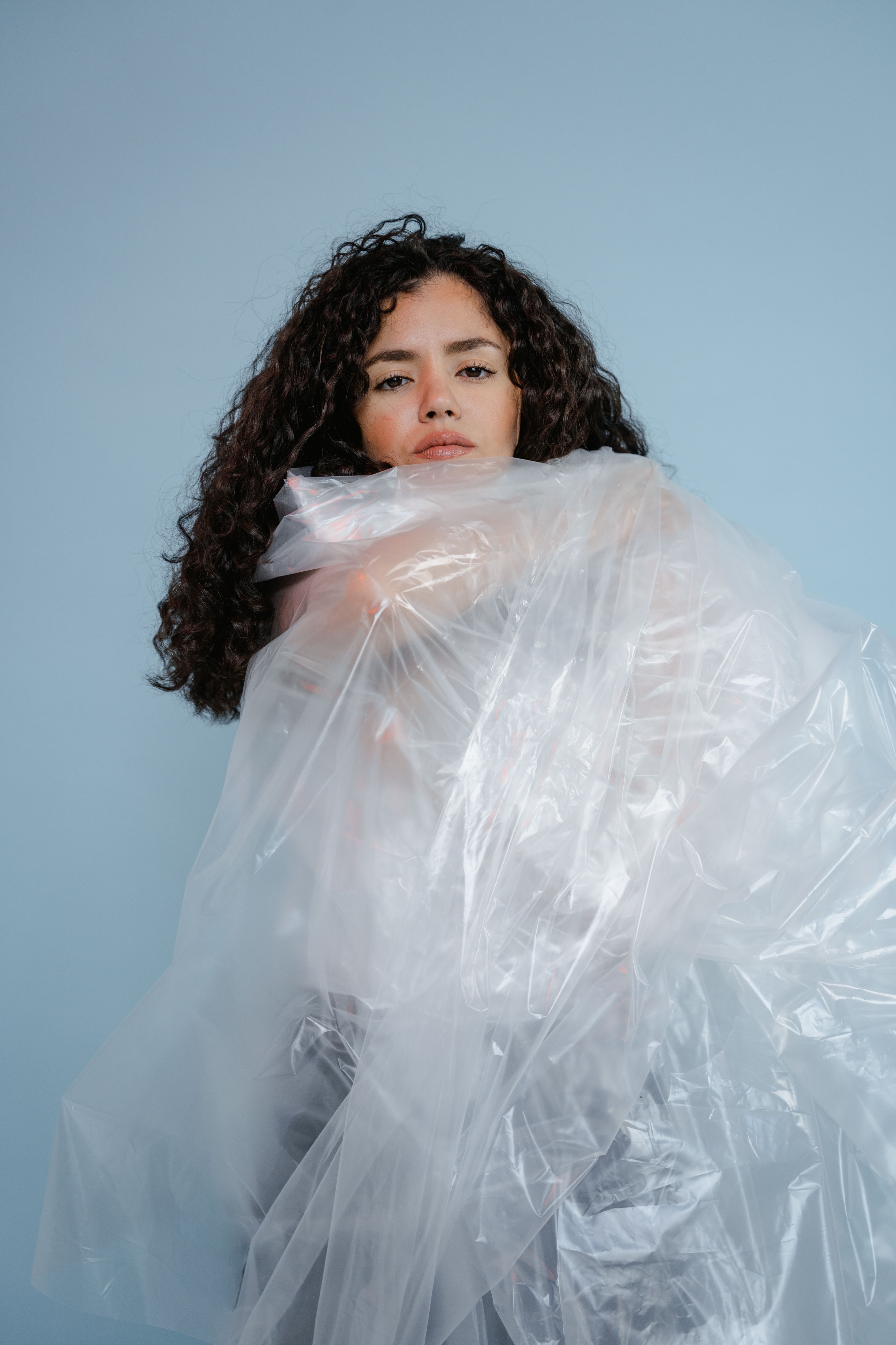 A Woman Wearing a Plastic · Free Stock Photo