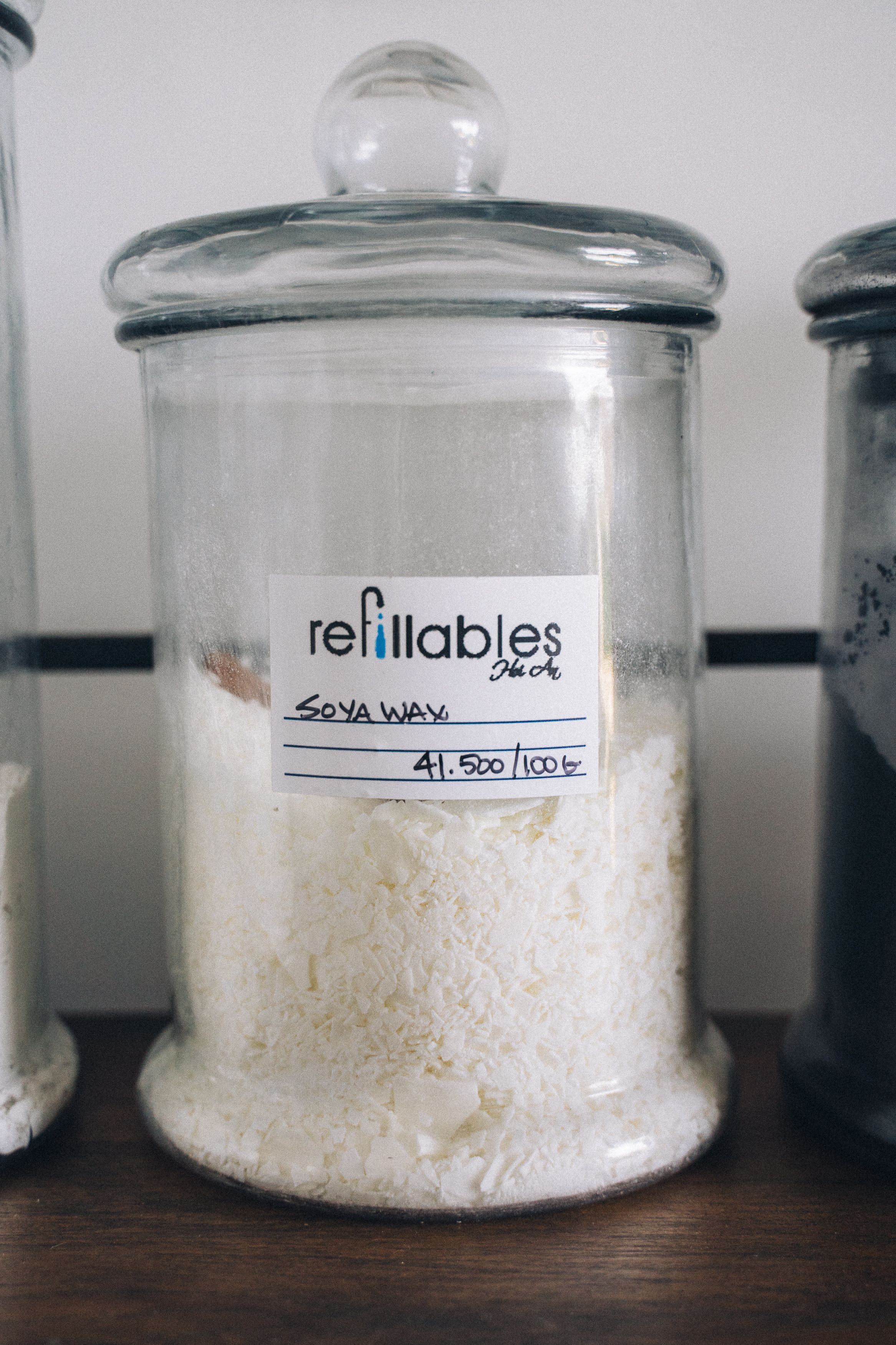 Soya Wax in a Glass Jar Container · Free Stock Photo