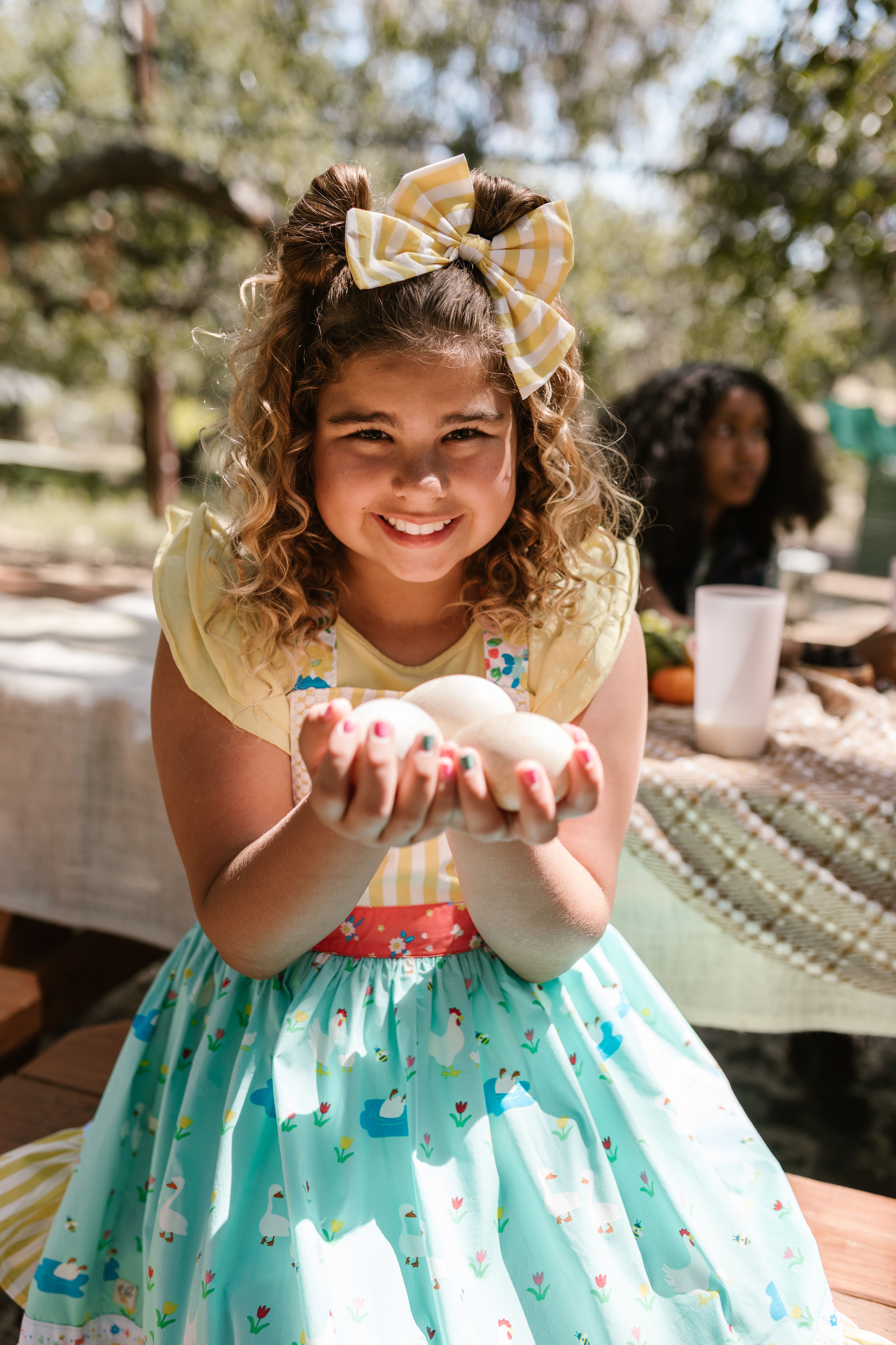 Girl Holding Eggs · Free Stock Photo