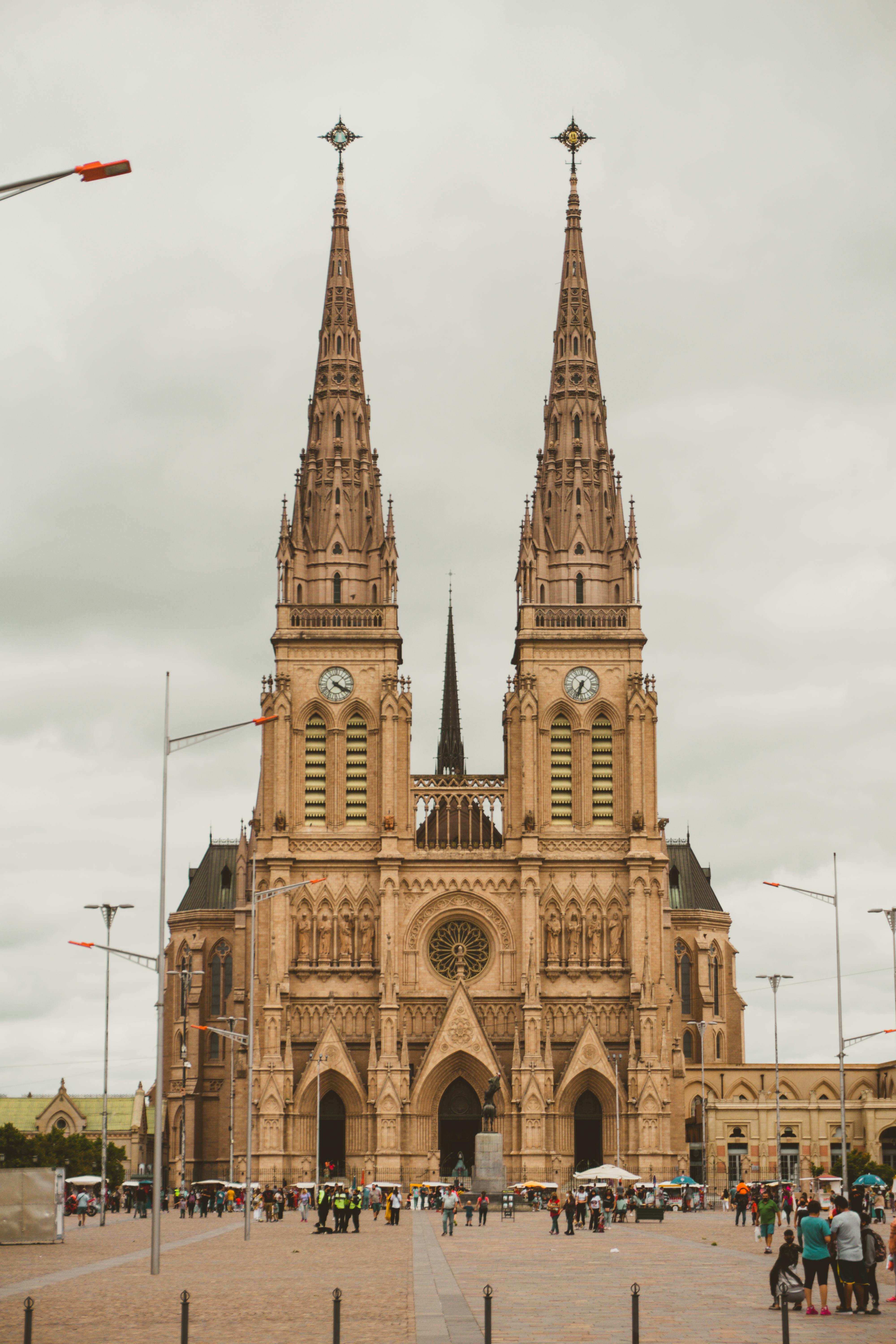 Symmetrical View of a Gothic Cathedral · Free Stock Photo