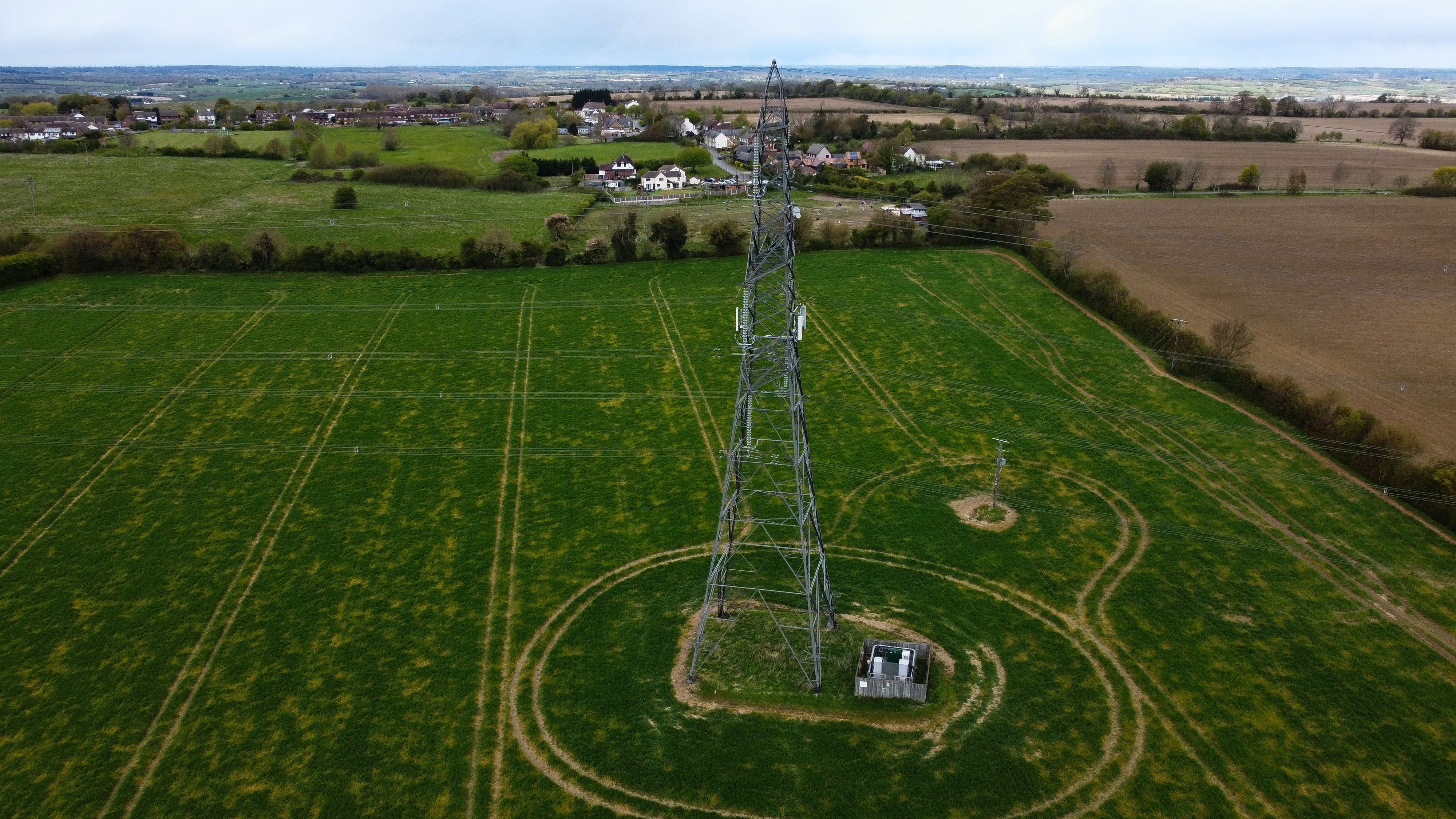 Aerial View of Grass Field · Free Stock Photo