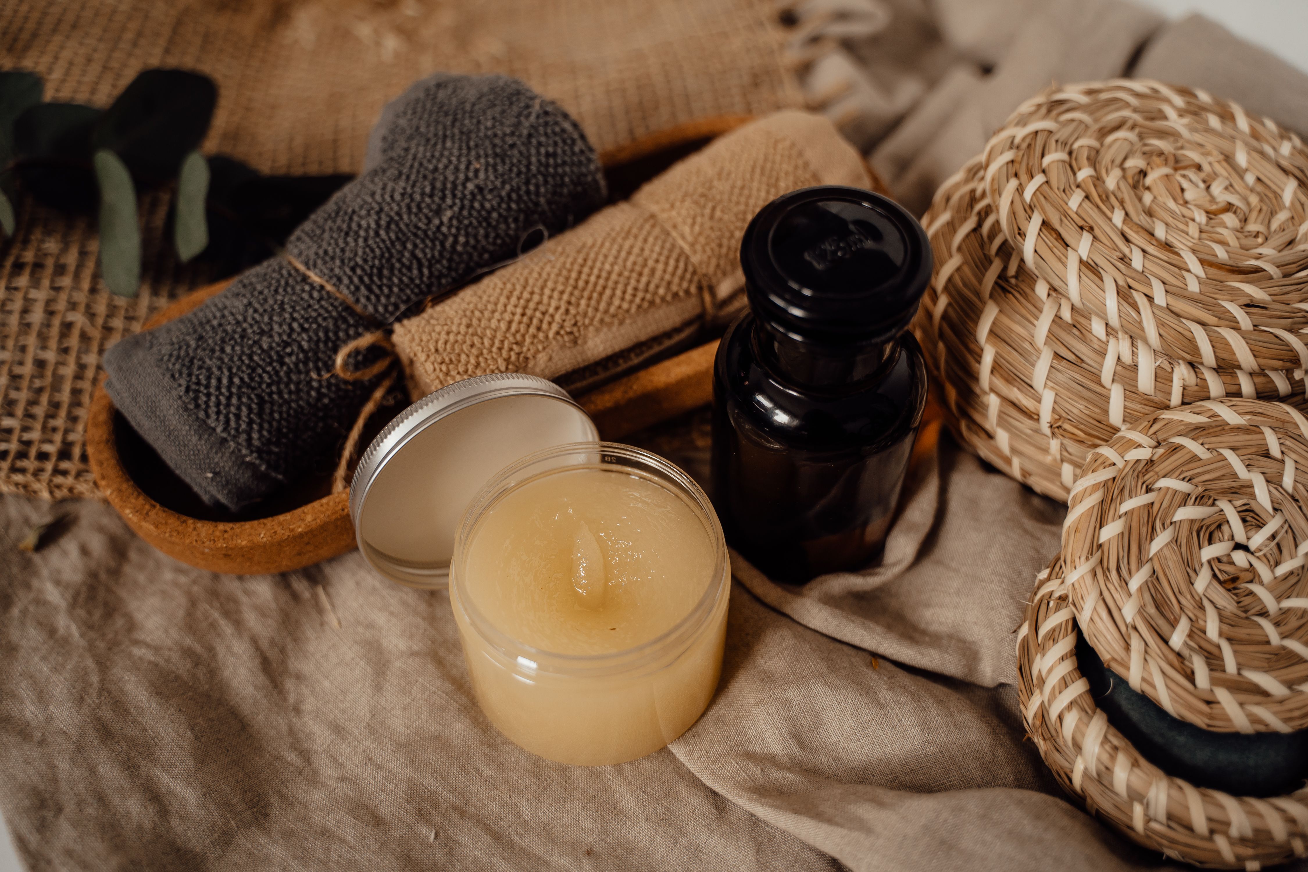 A Presentation of Mockup Products on a White Surface · Free Stock Photo