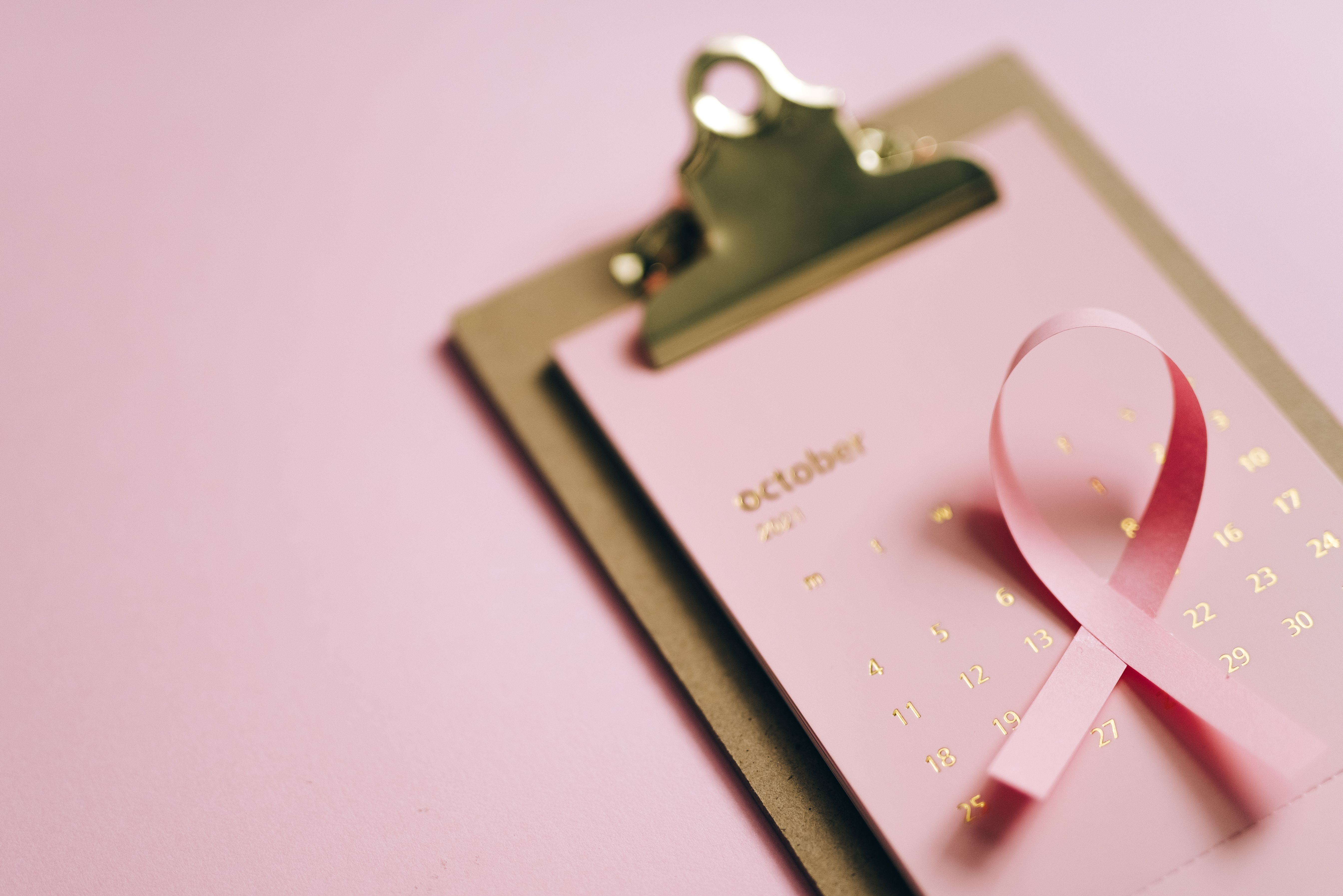 A Pink Calendar on Pink Surface · Free Stock Photo