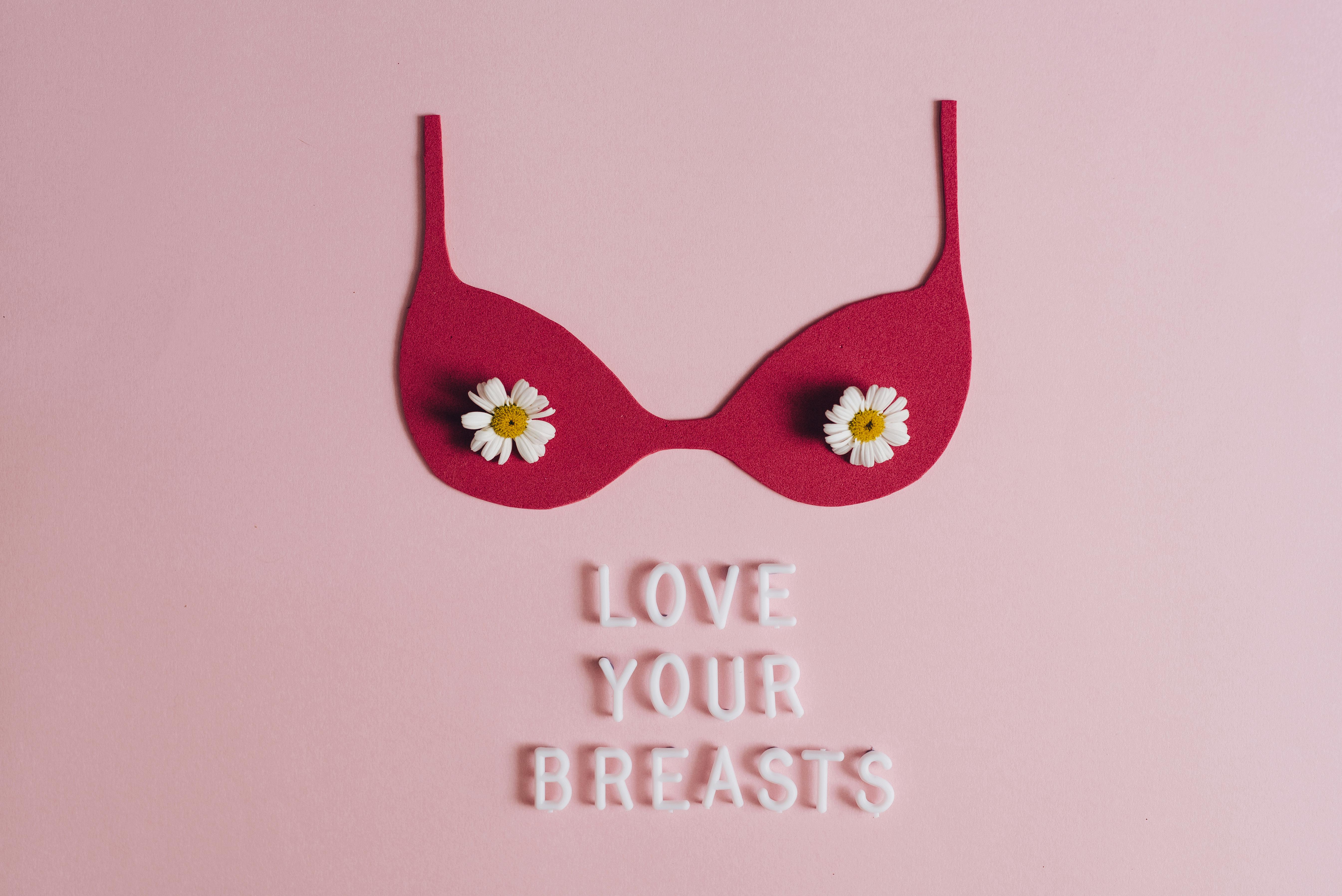 A Breast Cancer Survivor Wearing a Pink Bra · Free Stock Photo